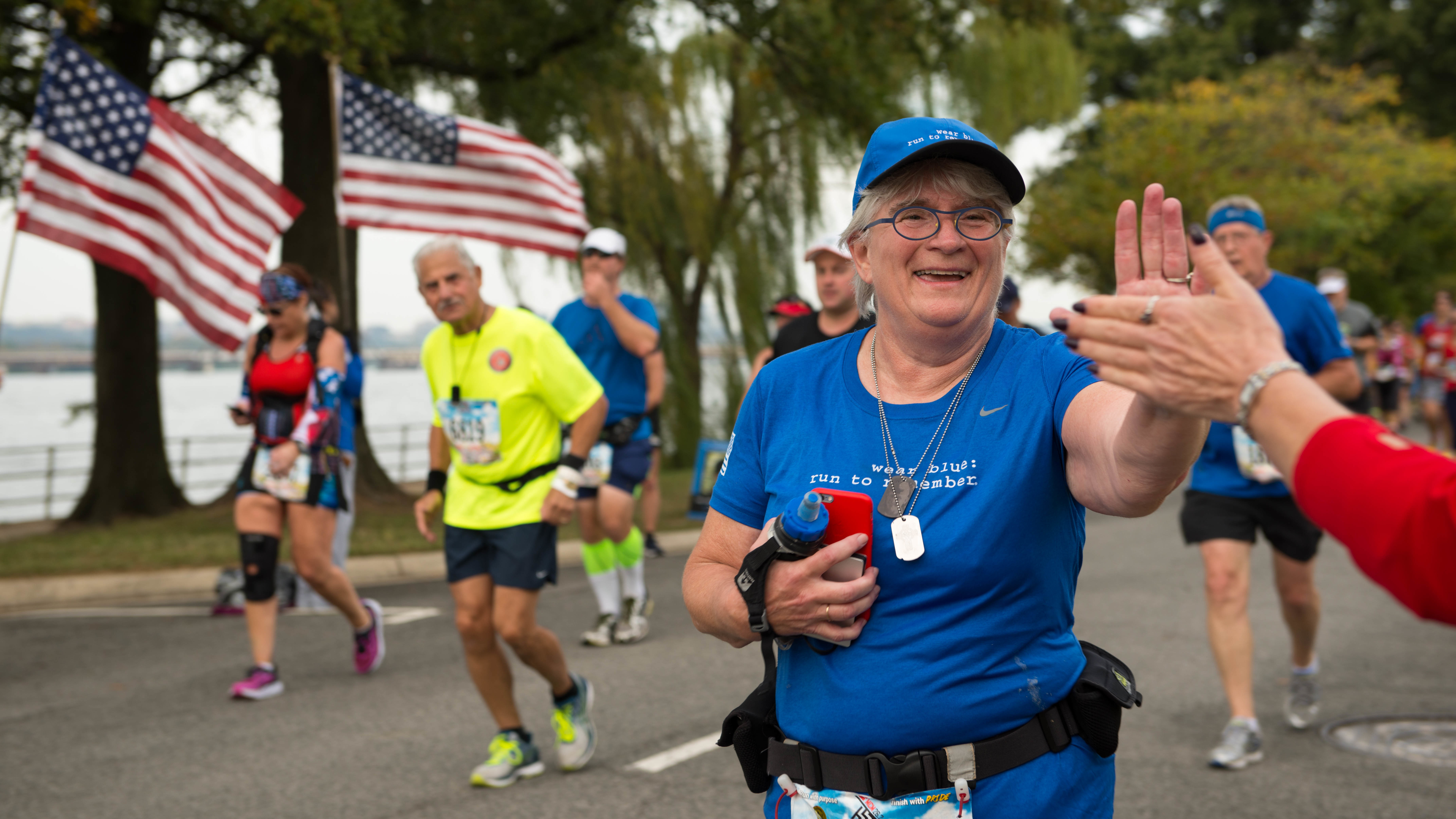Saluting Runners | U.S. Department of War