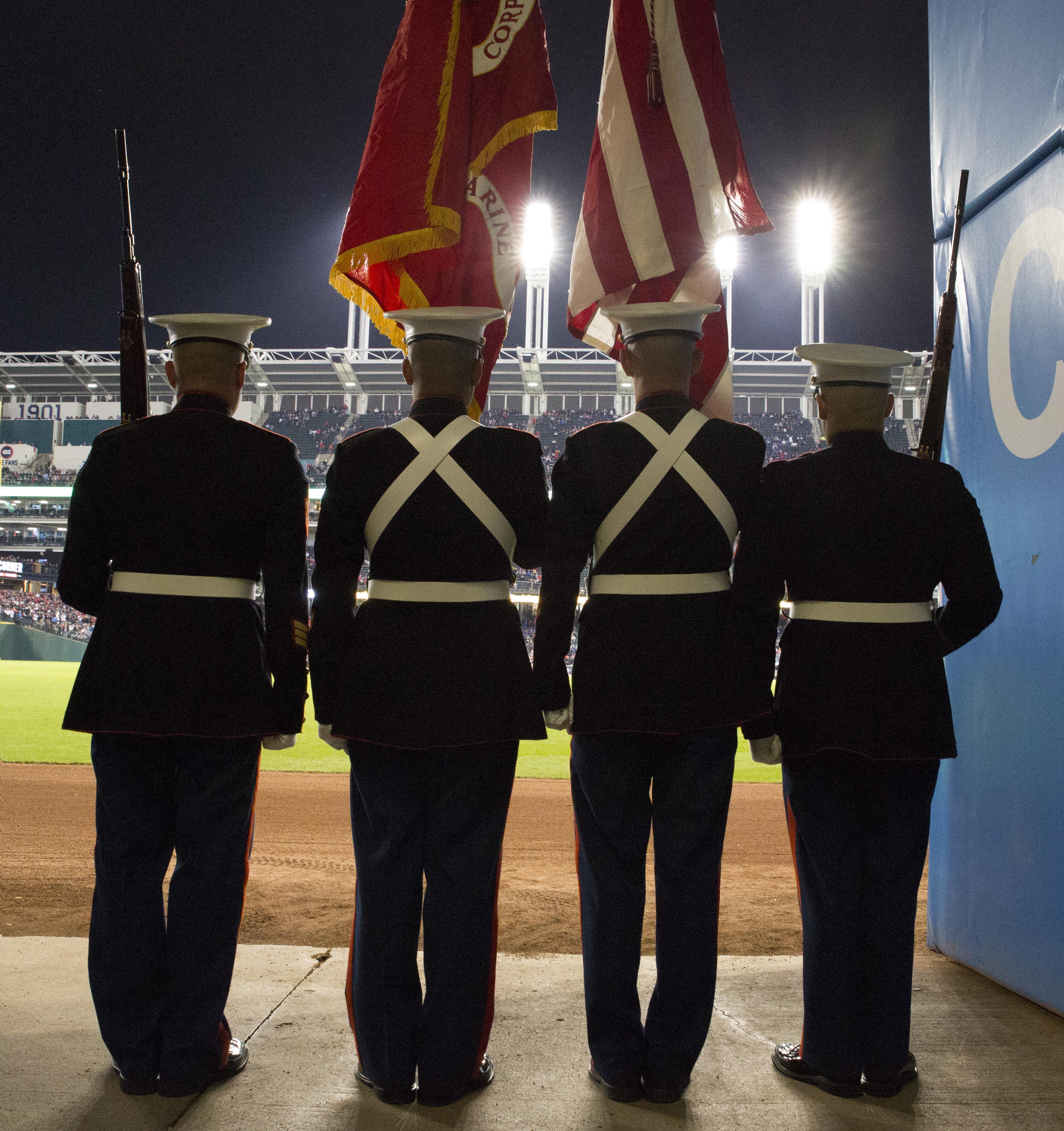 Marine Color Guard at the 2016 World Series > Marine Corps Forces ...