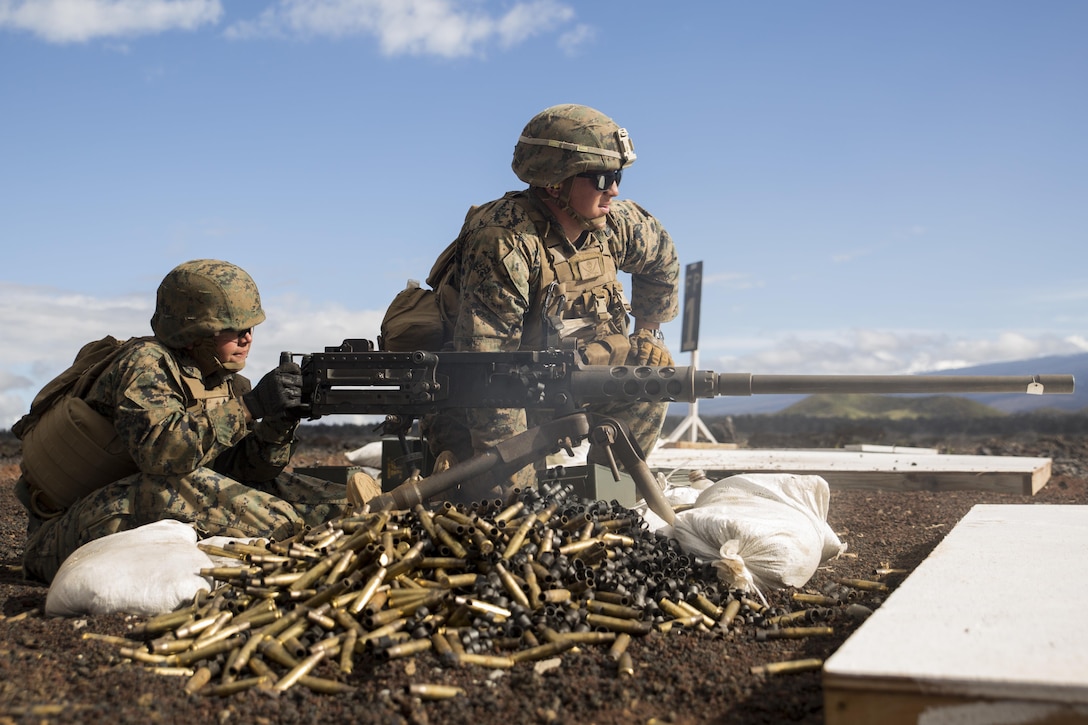 Marines, machine guns, over 7 thousand rounds