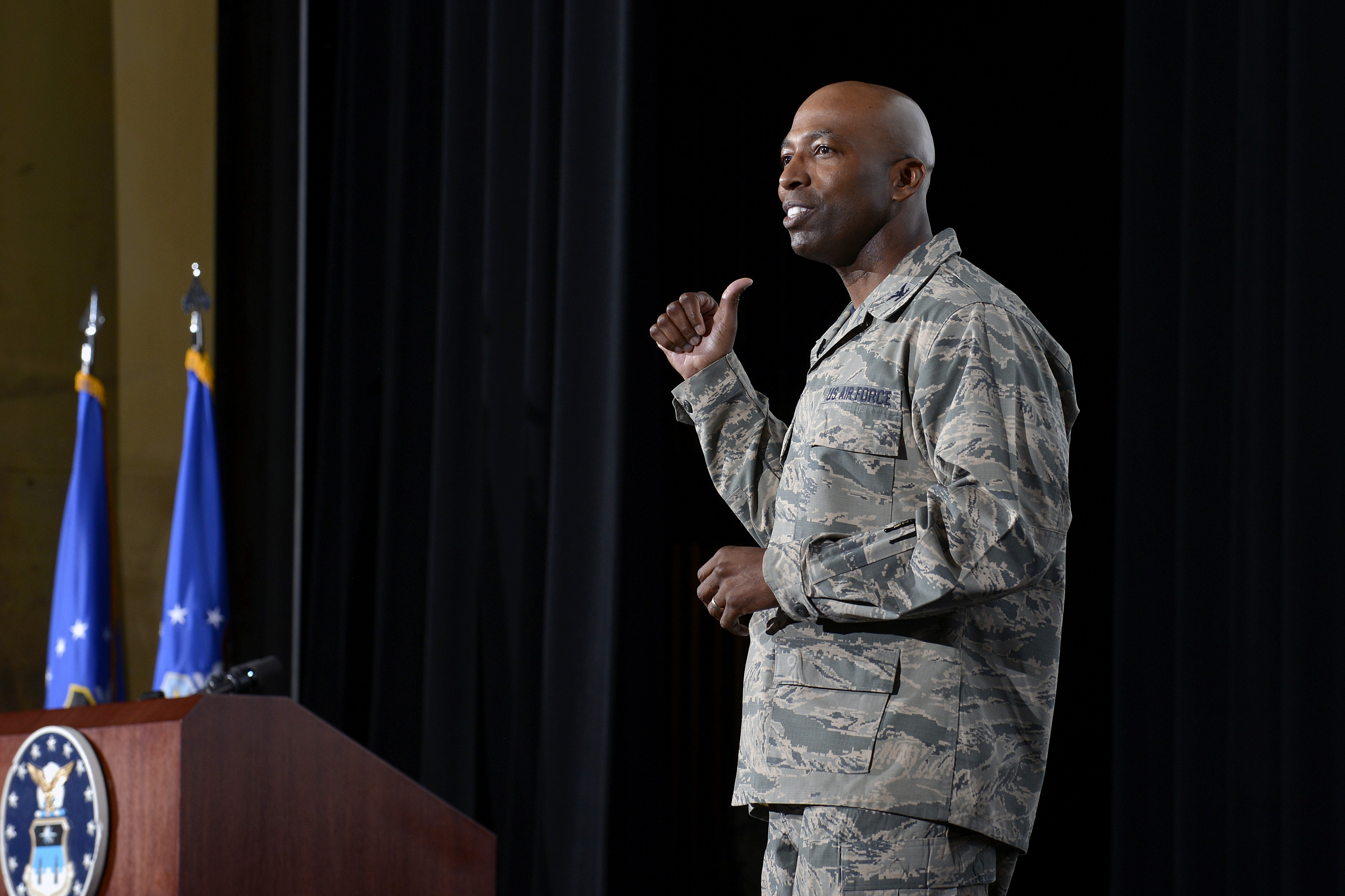‘Airmen are the best defense,’ Col. Dunn says at all call > United ...