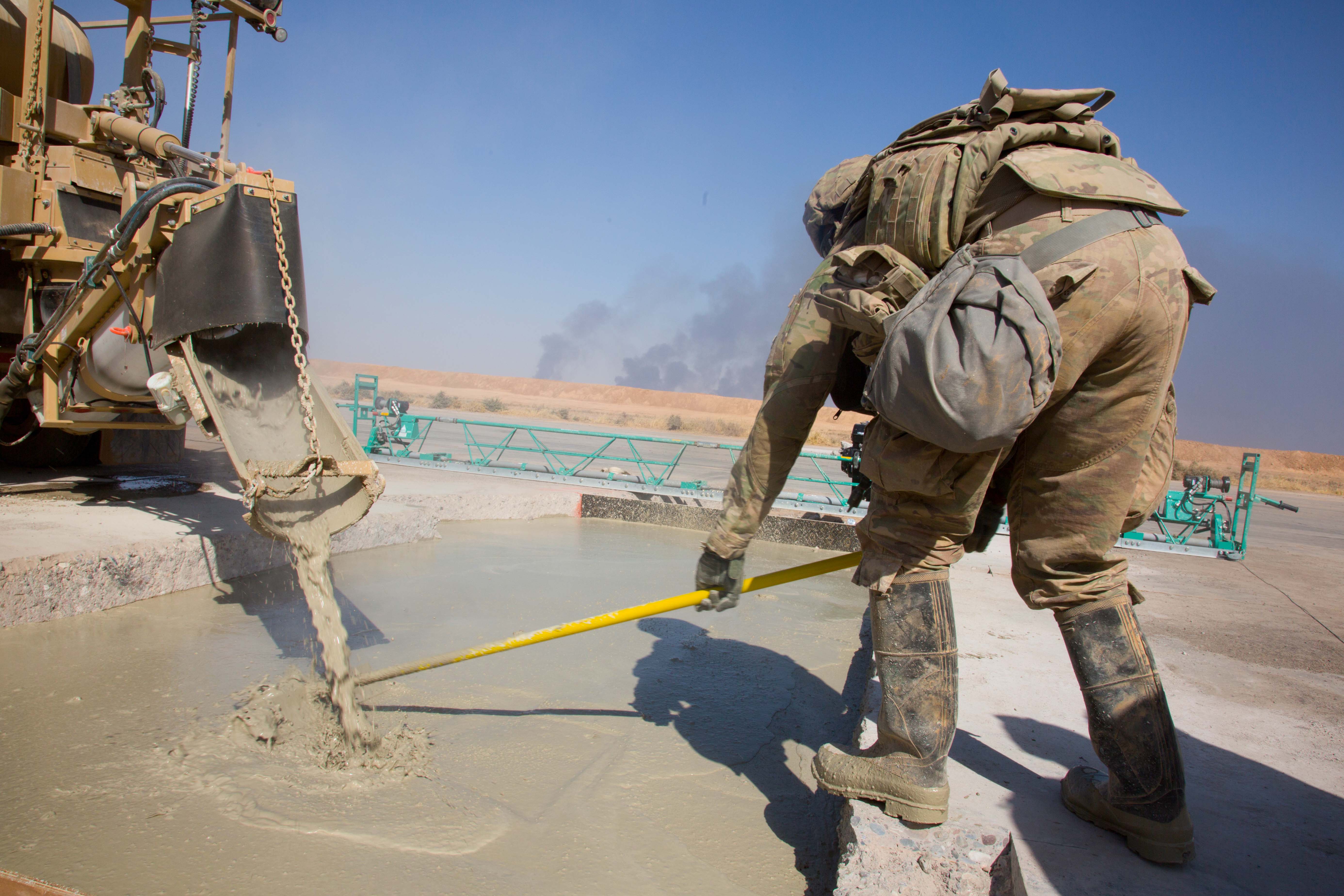 Qayyarah Runway Repair