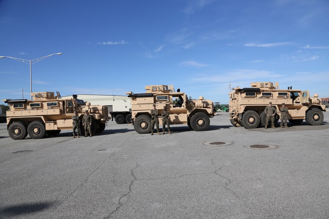 Mine Resistant Ambush Protected (MRAP) vehicle licenses