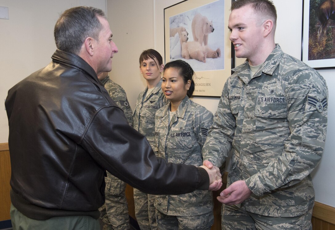CSAF visits JBER, Alaska