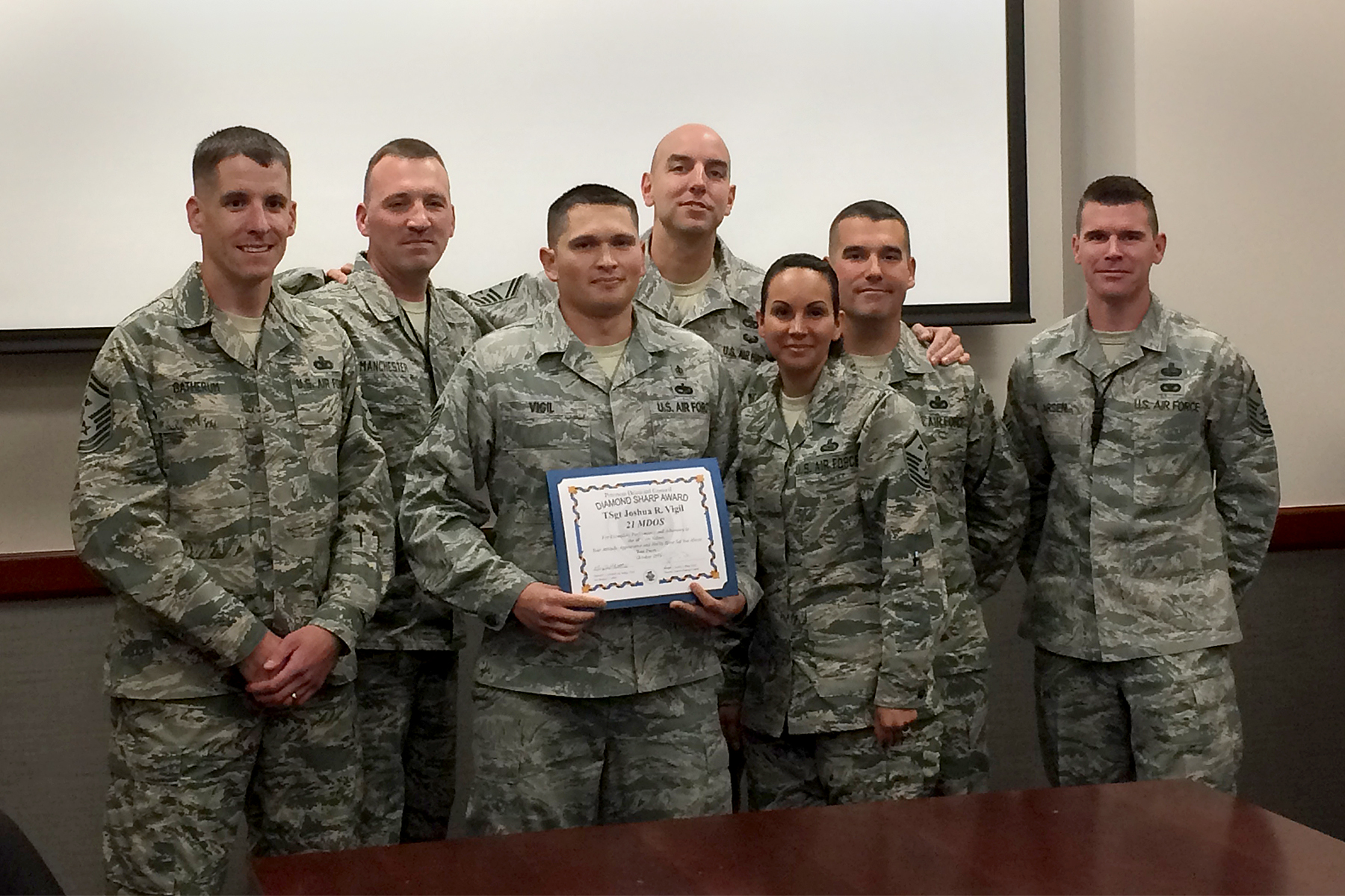 MDOS Airman receives Diamond Sharp Award > Peterson and Schriever Space ...