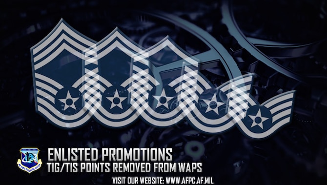 Air Force promotions eliminates time-in-grade, time-in-service points ...