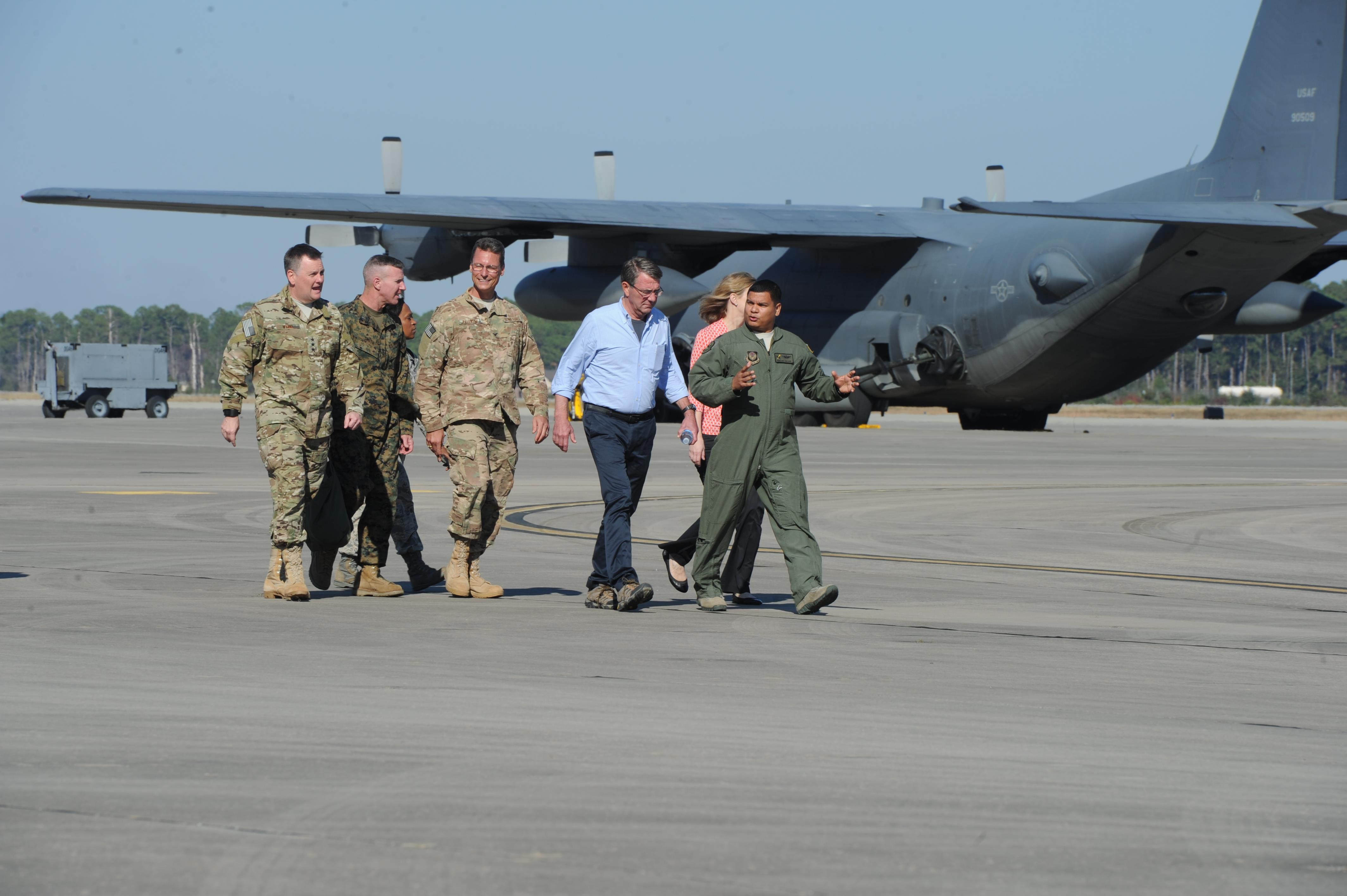 SECDEF visits Hurlburt