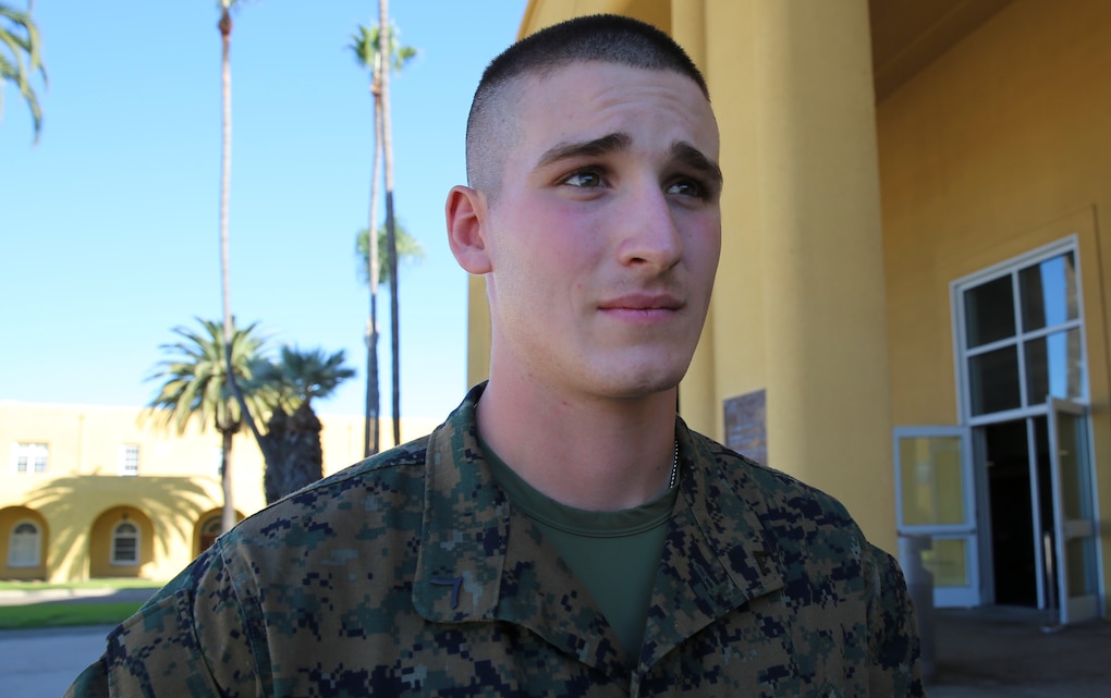 MARINE TAKES PRIDE IN FAMILY AND COUNTRY > Marine Corps Recruit Depot ...