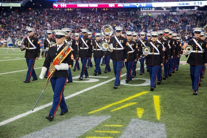 Marine Corps Band New Orleans celebrates Reserve Centennial with Patriots