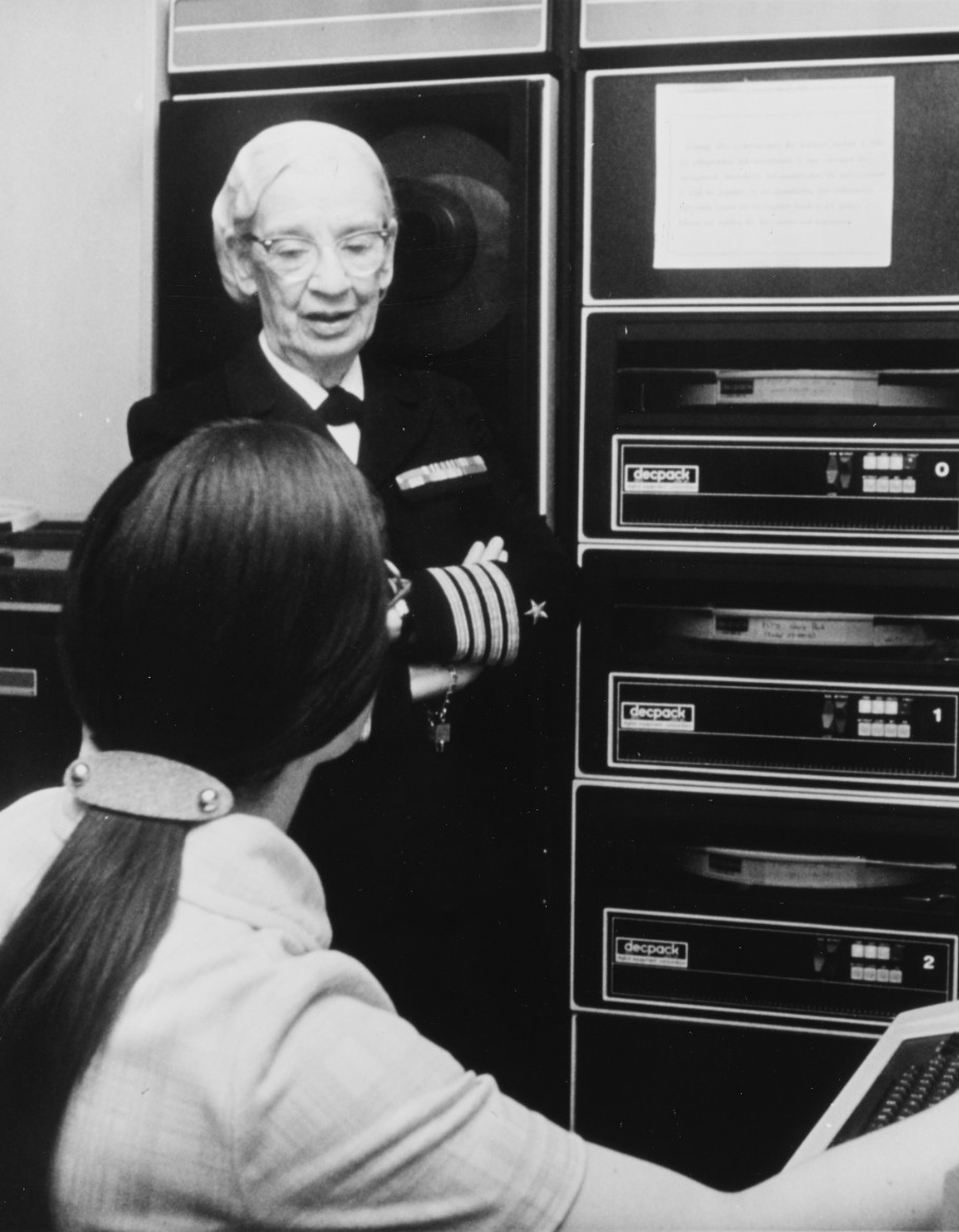 Computer Science Legend, Rear Adm. Grace Hopper, Posthumously Receives ...