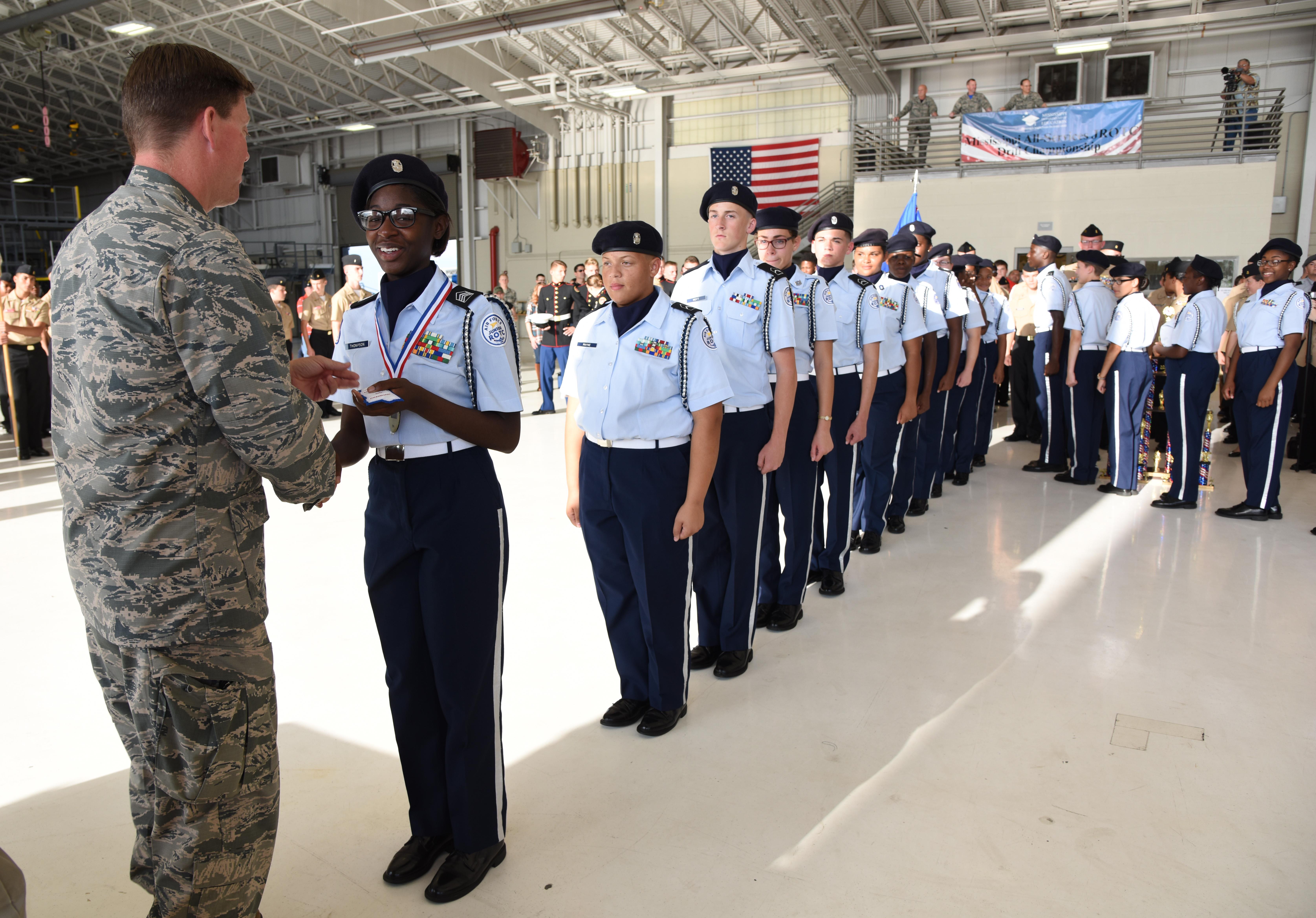 Keesler hosts 3rd annual Mississippi All-Services Junior ROTC Drill ...
