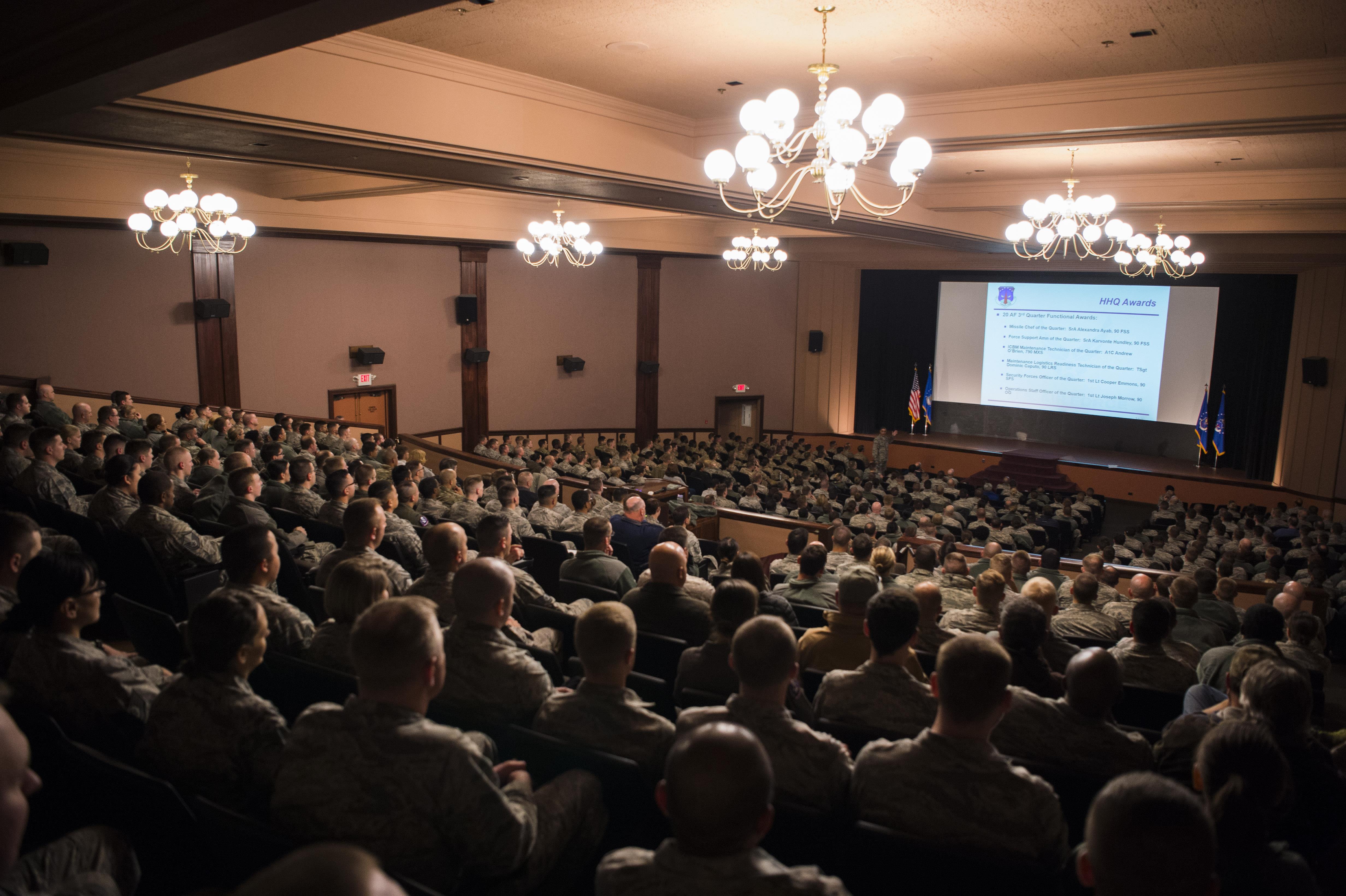 90th MW hosts wing commander’s calls > F.E. Warren Air Force Base > News