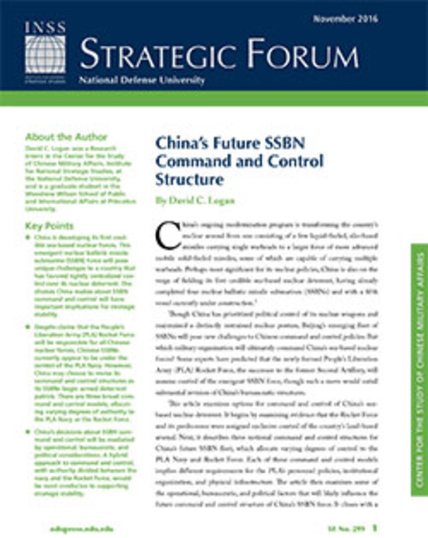 China’s Future SSBN Command and Control Structure > National Defense ...