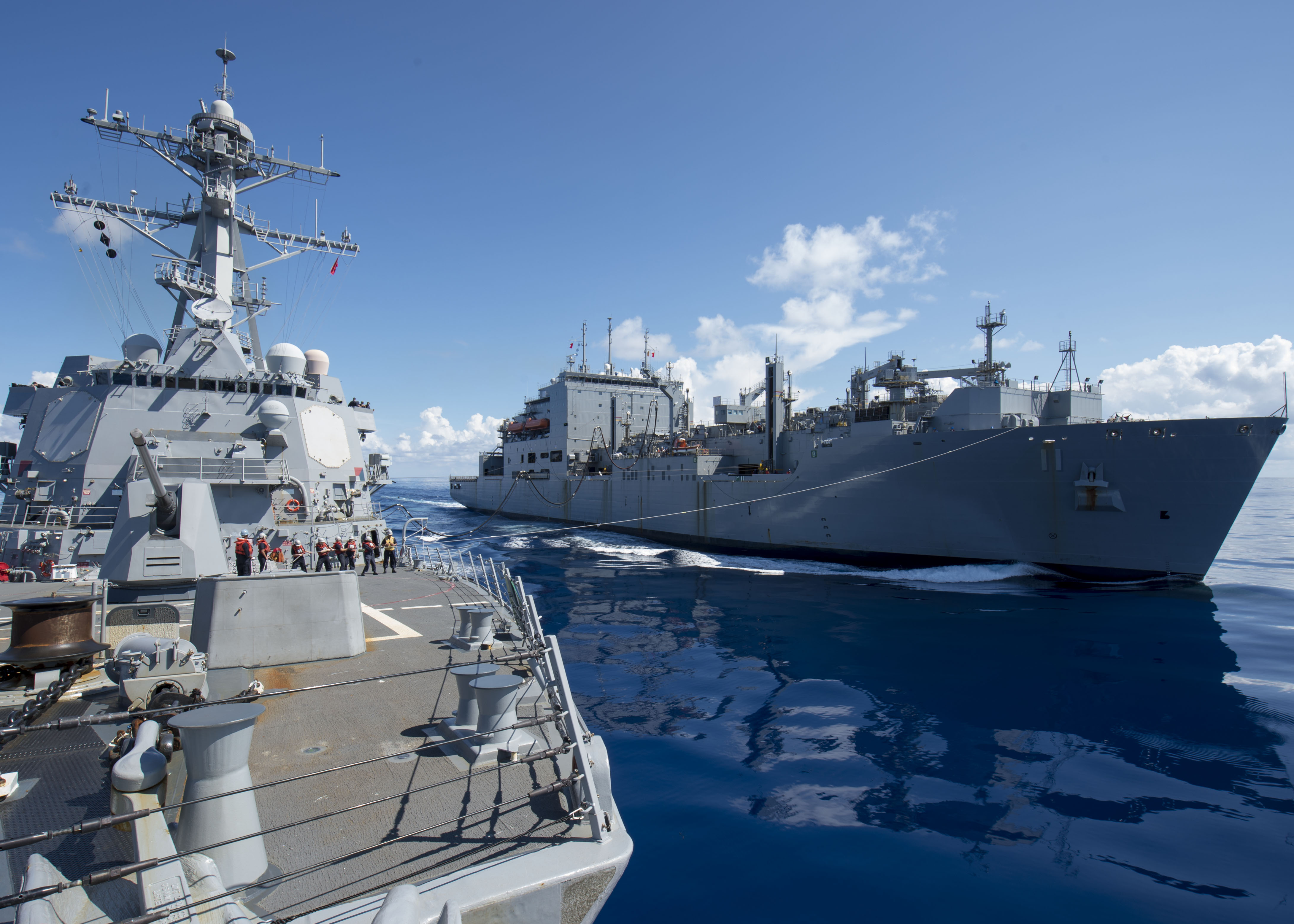 161002-N-SU278-189SOUTH CHINA SEA (Oct. 2, 2016) The guided-missile ...