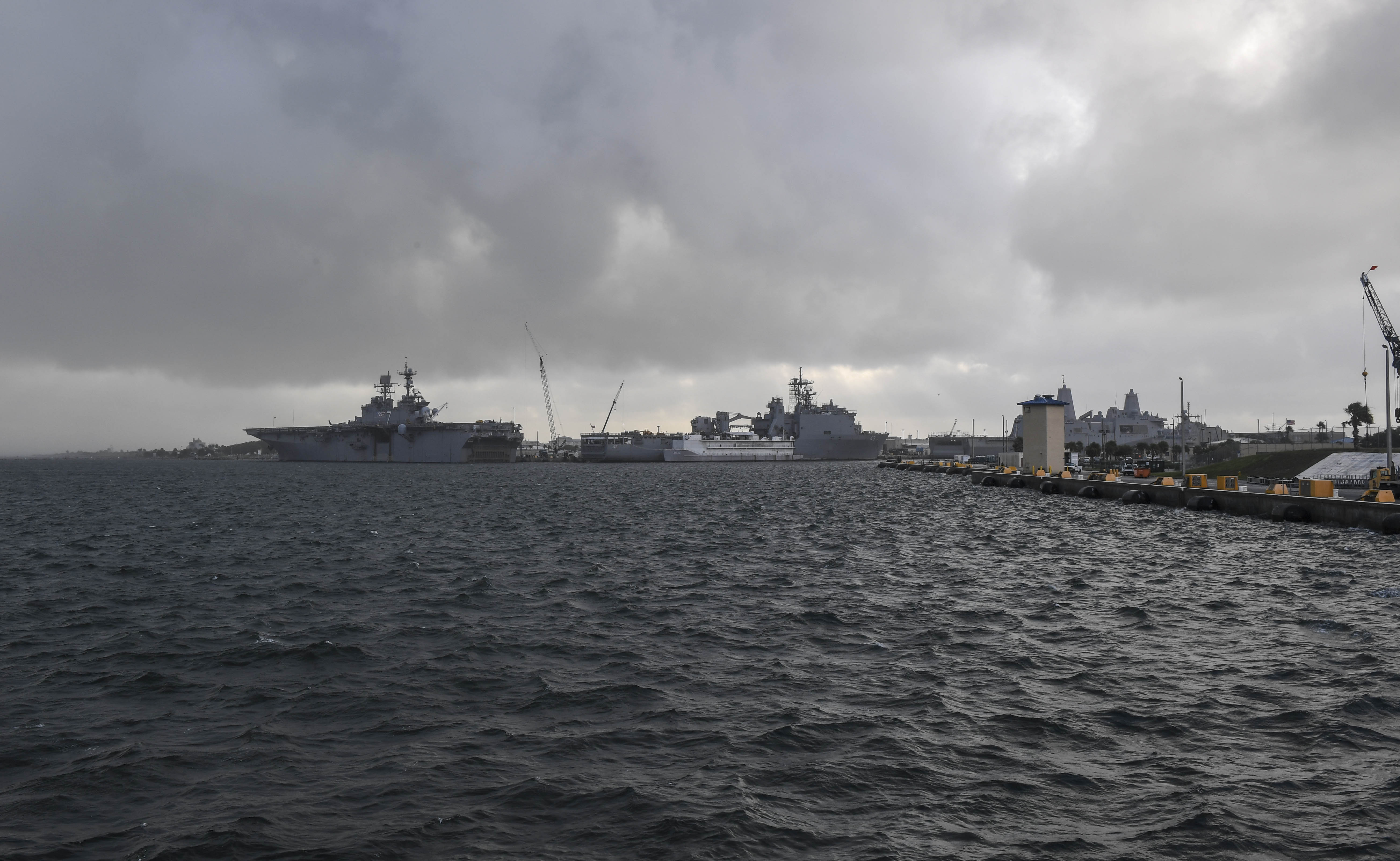 Sortie Condition Alpha Set in Mayport; Ships Get Underway as Hurricane ...