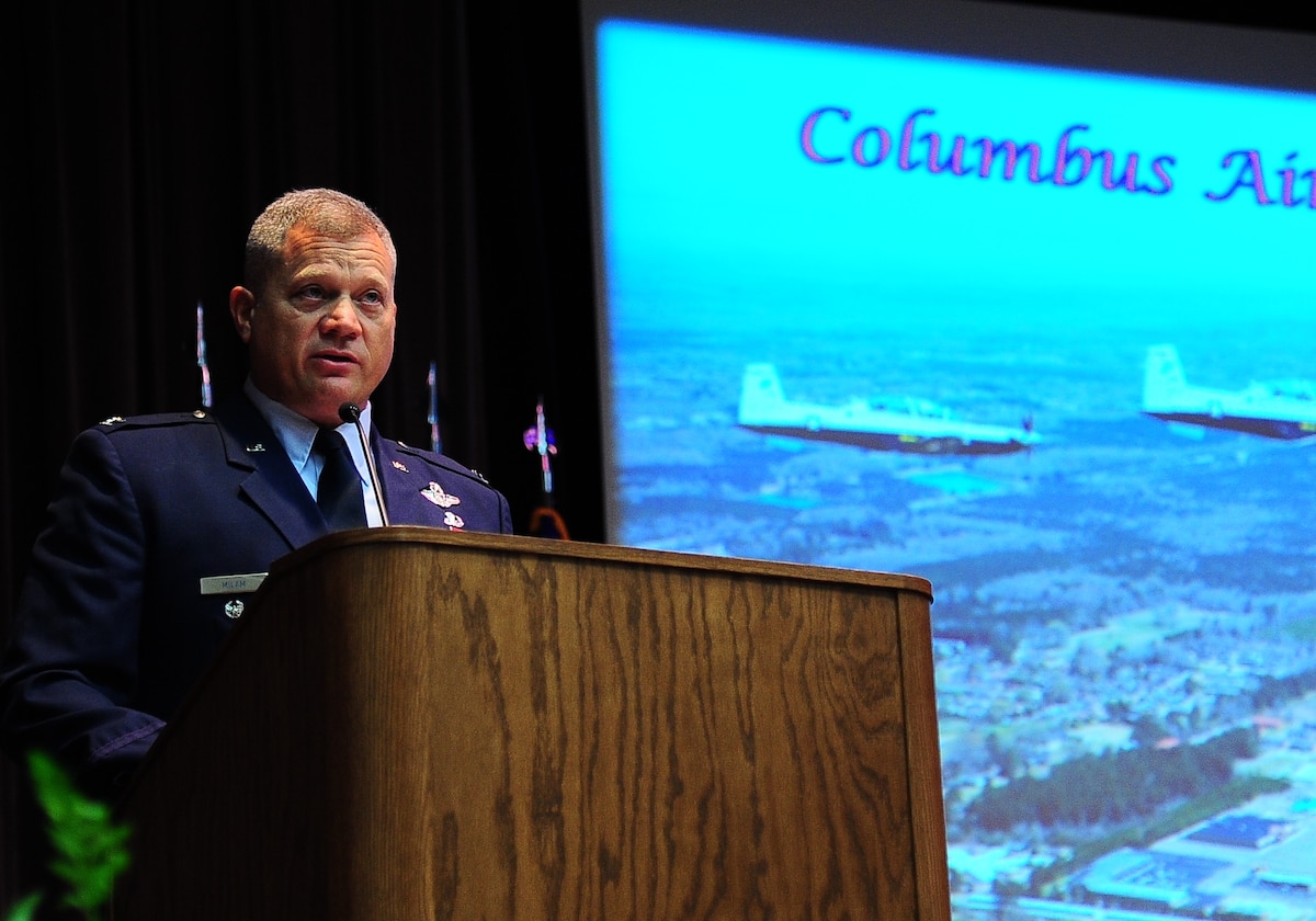 Milam reminds graduates to say ‘thank you’ > Columbus Air Force Base ...