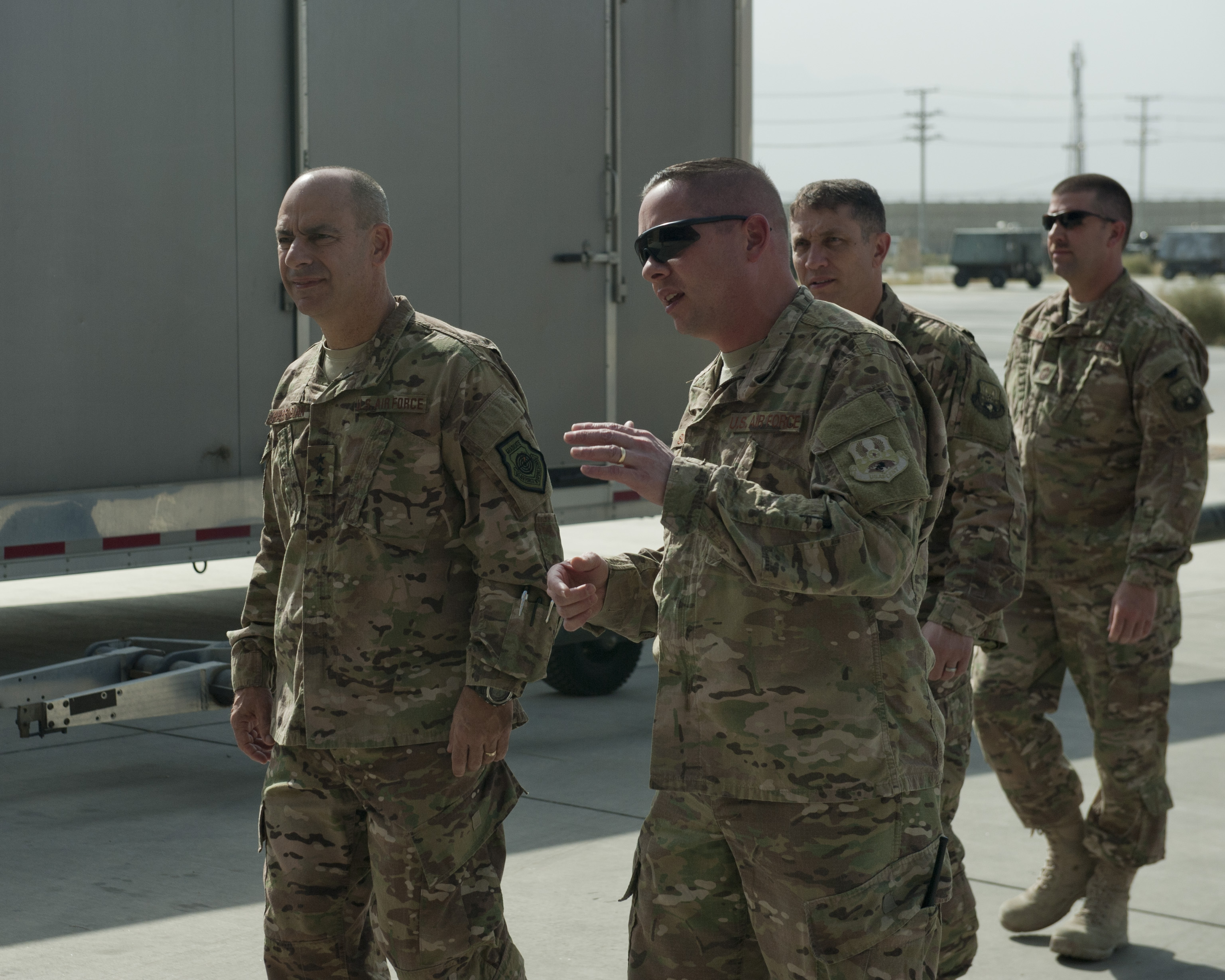 AFCENT commander gets first-hand look at 455th mission