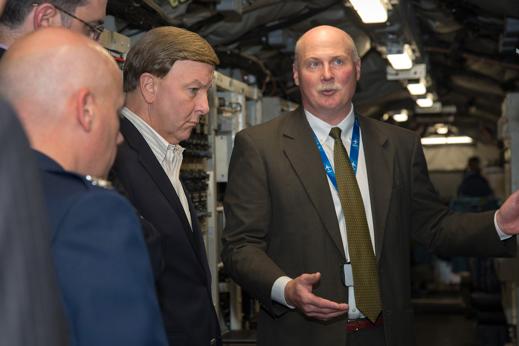 Congressman receives briefings