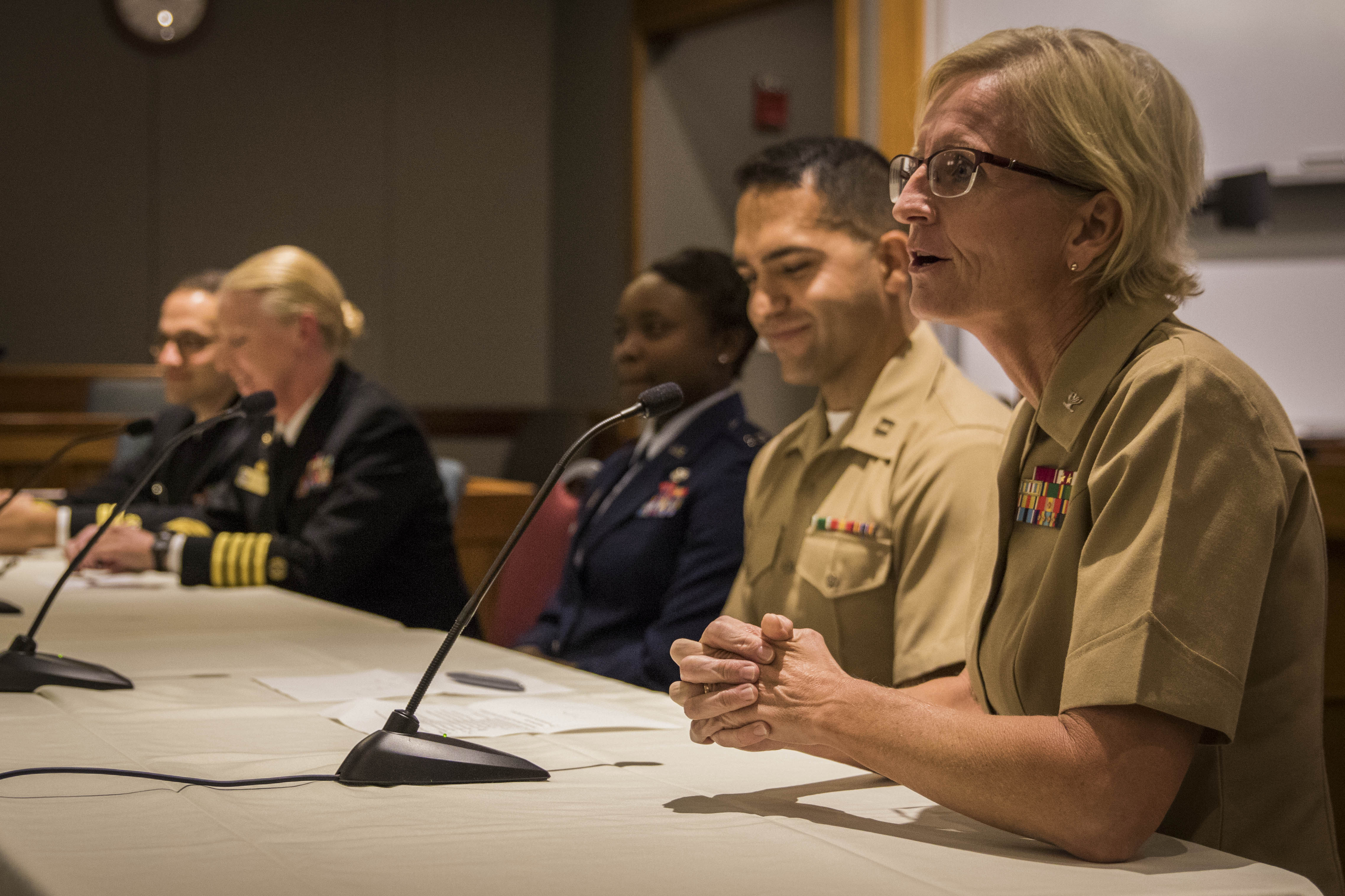 Marine staff judge advocates at NLLSA conference