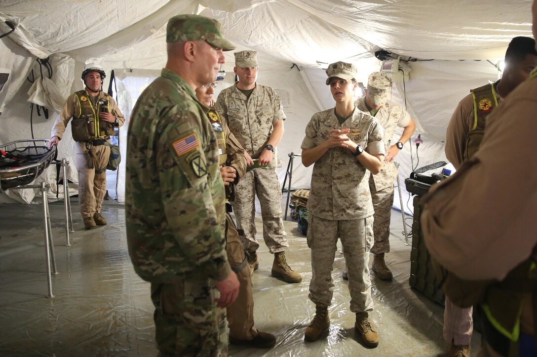 Commander JTFCS visits CBIRF training ground