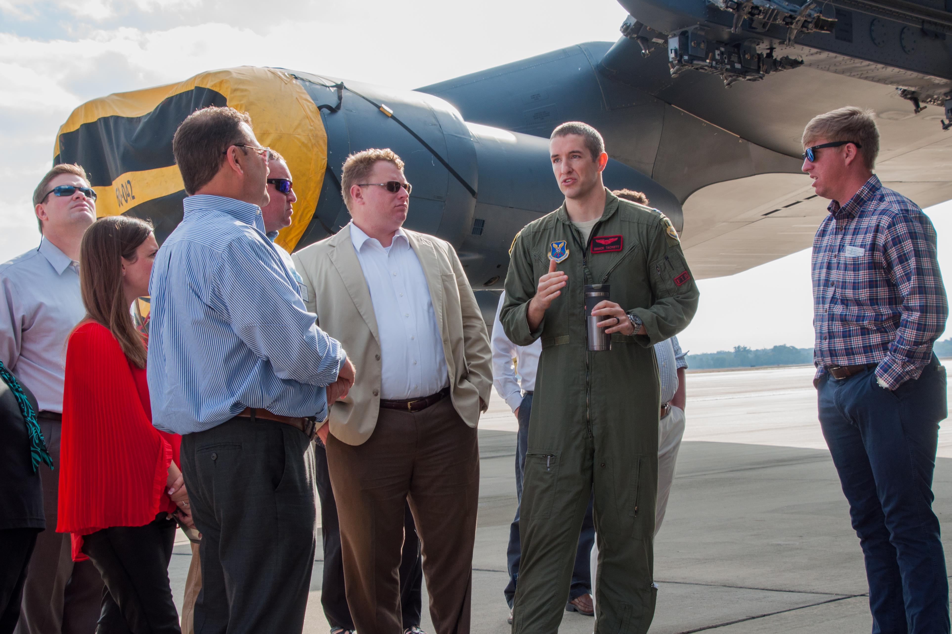 Members of the Greater Shreveport Leadership Program tour Barksdale ...