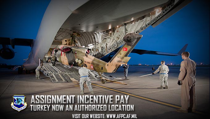 Air Force approves Turkey incentive pay > Air Force's Personnel Center ...