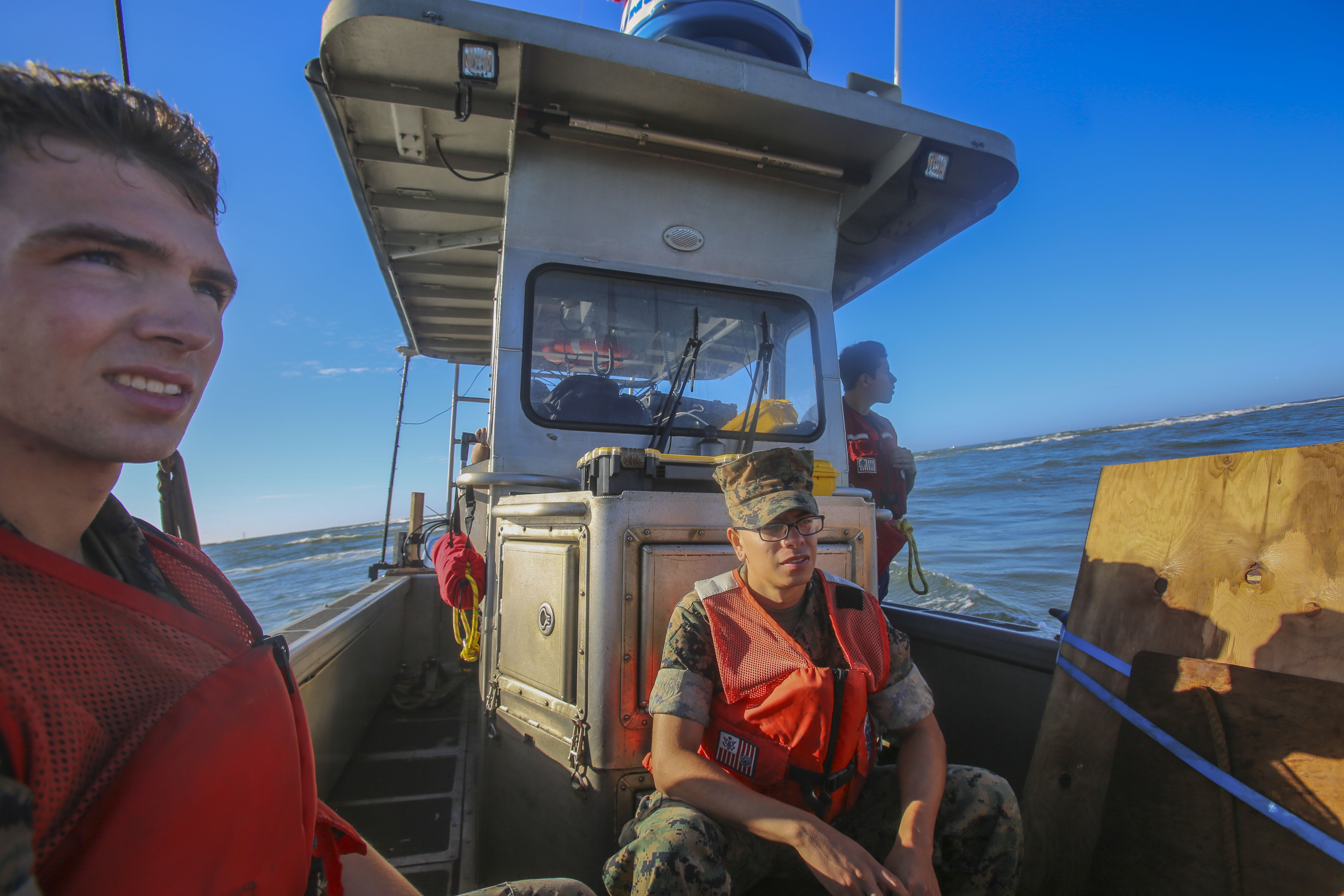 Marines go underway with Coast Guard