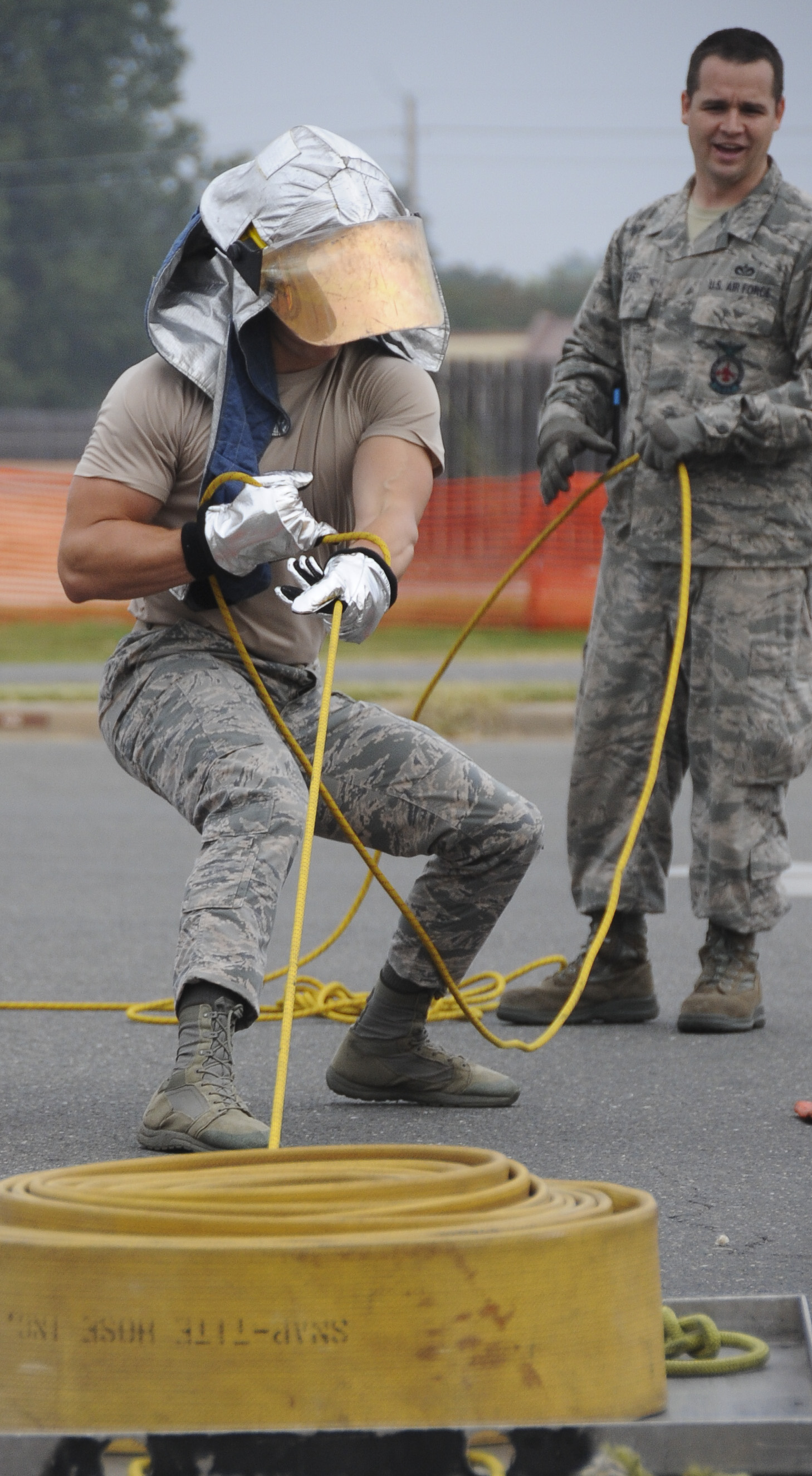 Some like it hot: Airmen compete in fire muster > Air Force Civil ...
