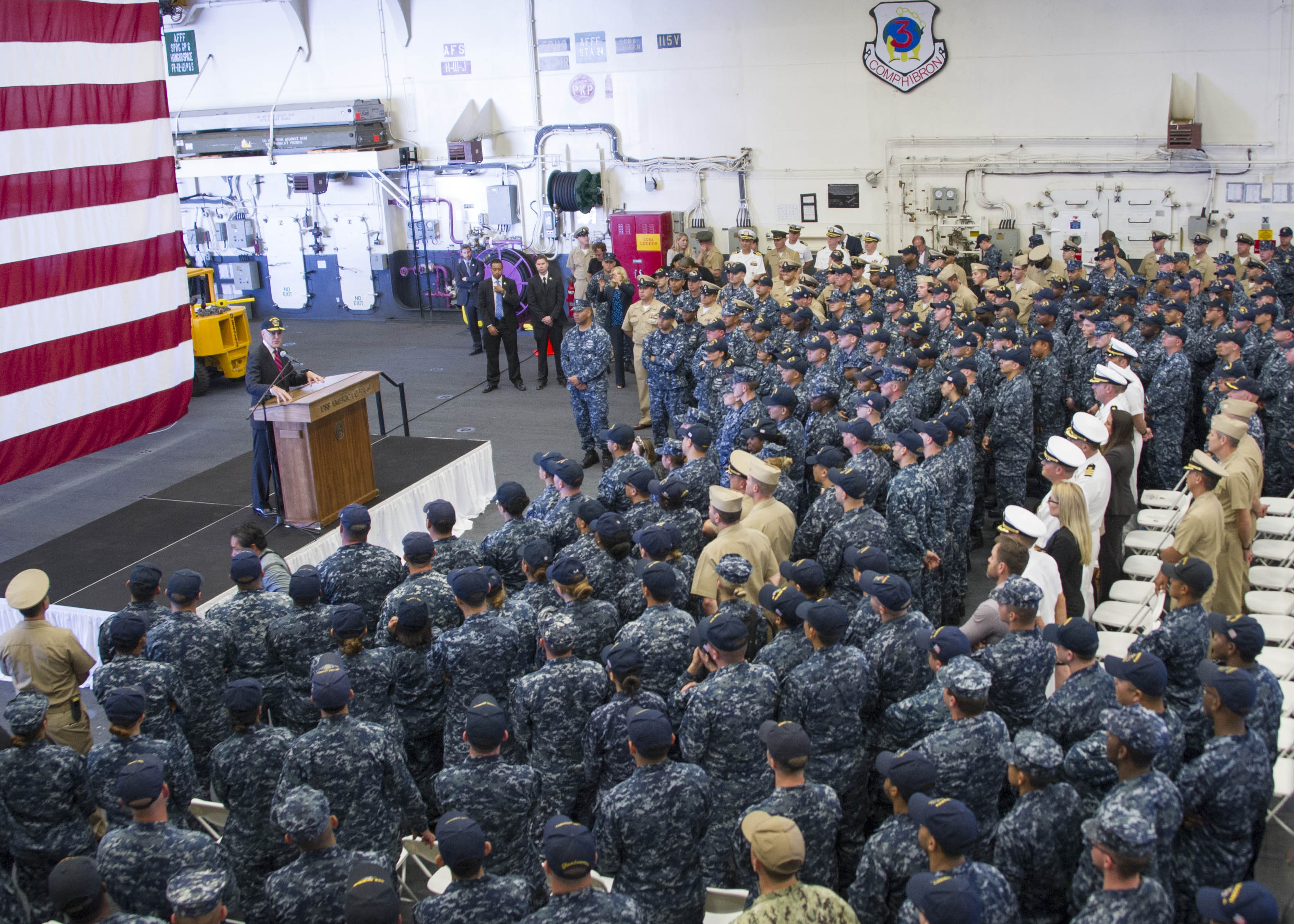SECNAV Discusses Modern US Navy During Visit With Sailors at Naval Base ...