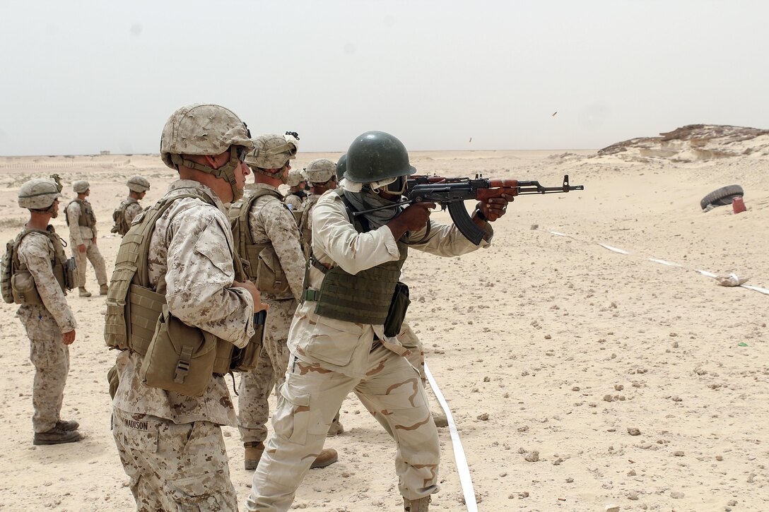 Marines from Mauritania, U.S. partner through training