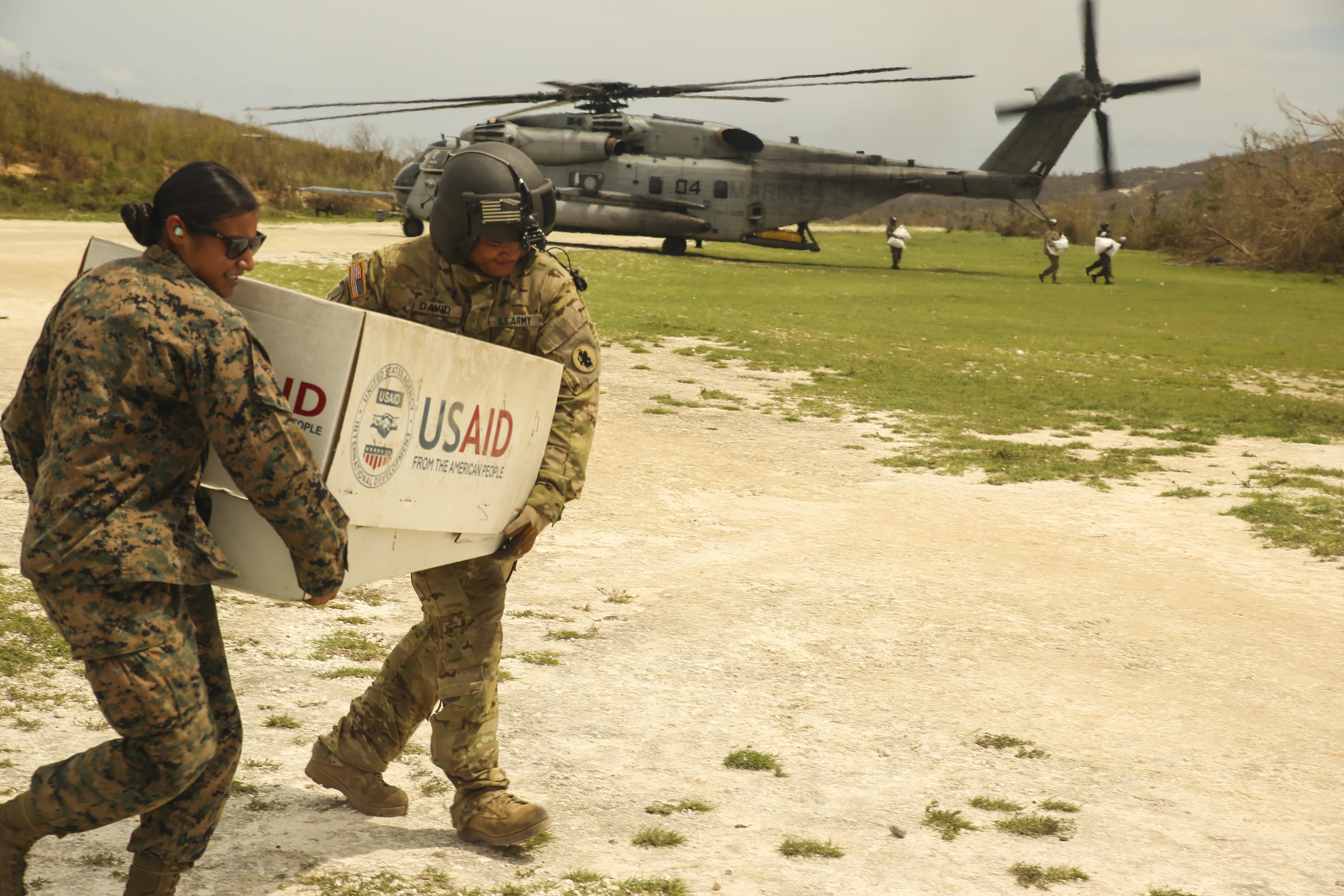 Joint Task Force Matthew delivers supplies to victims of Hurricane Matthew