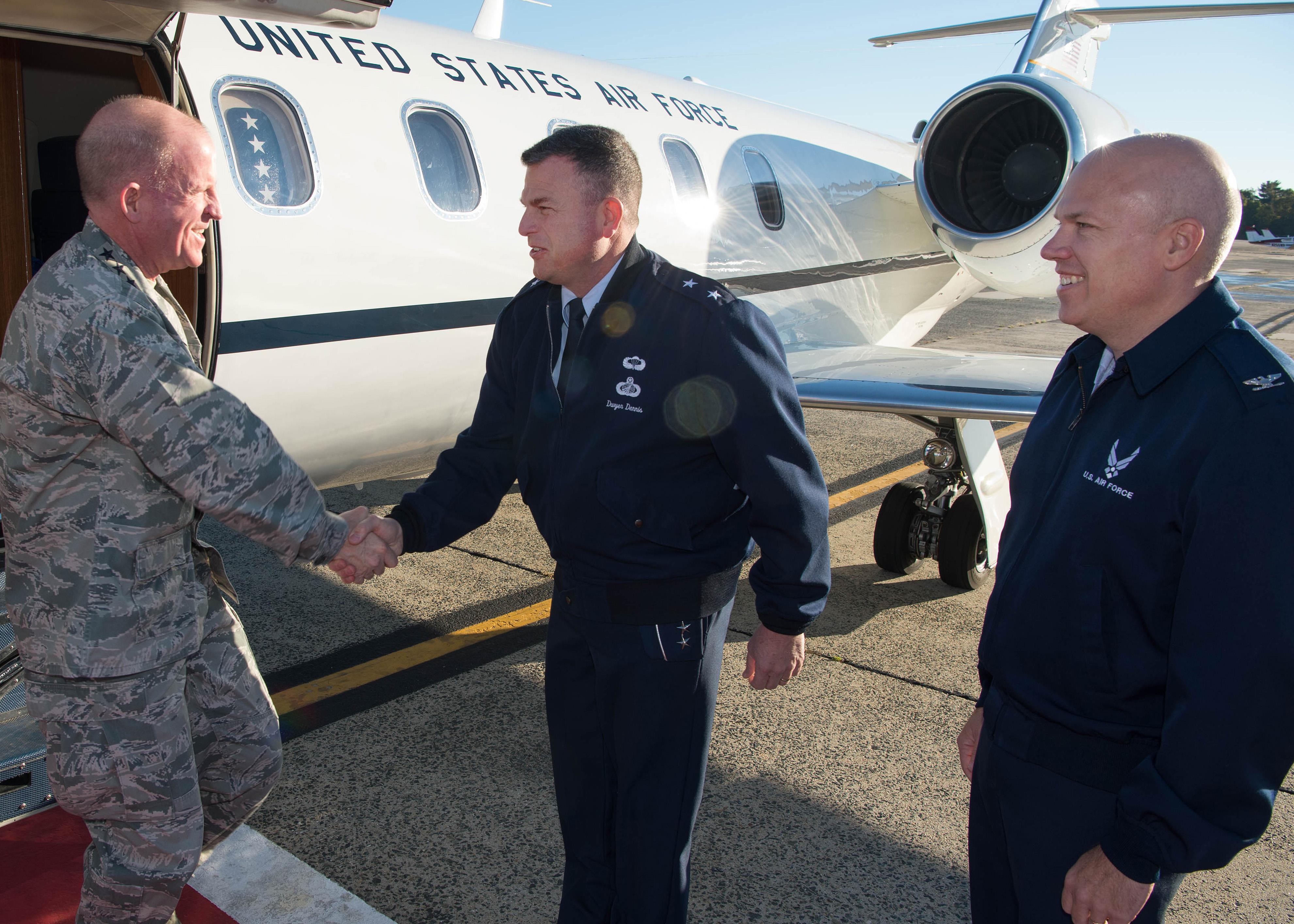 Vice chief stops at Hanscom