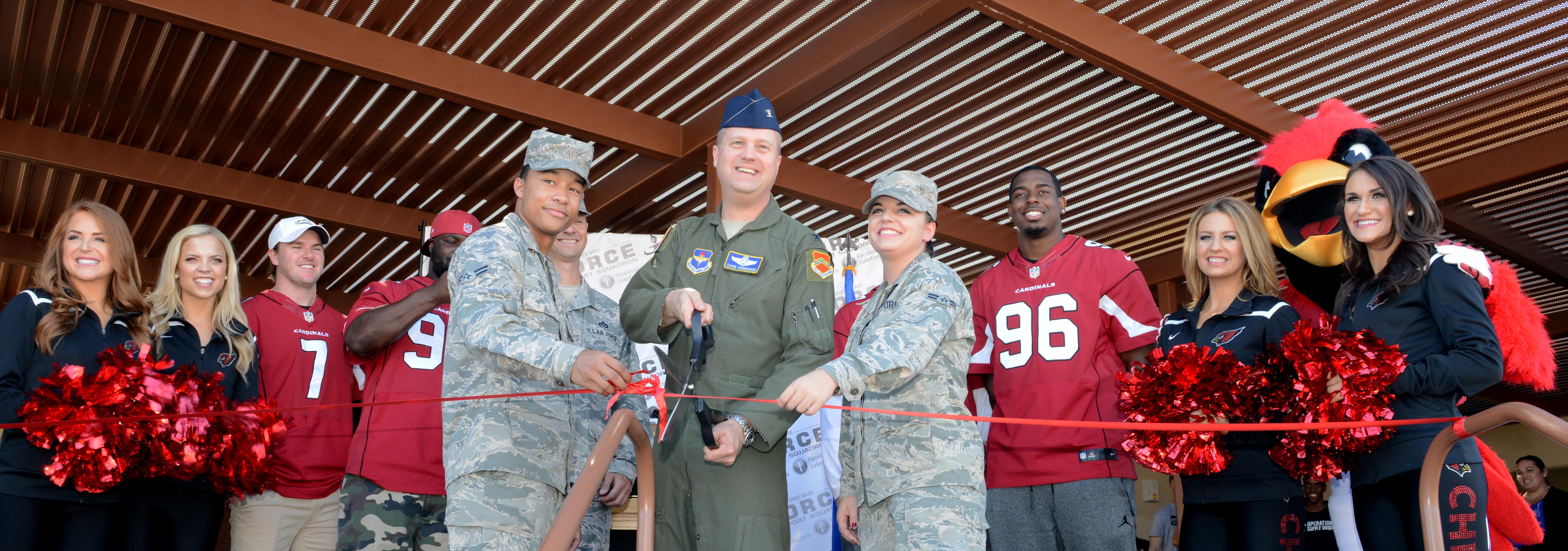 Newly renovated Community Commons gets its ribbon cutting > Luke Air ...