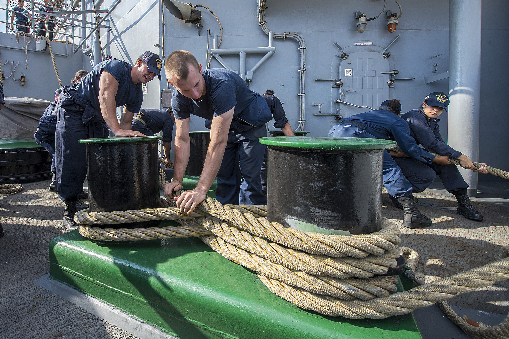 Mooring Line Muscle | U.S. Department of War