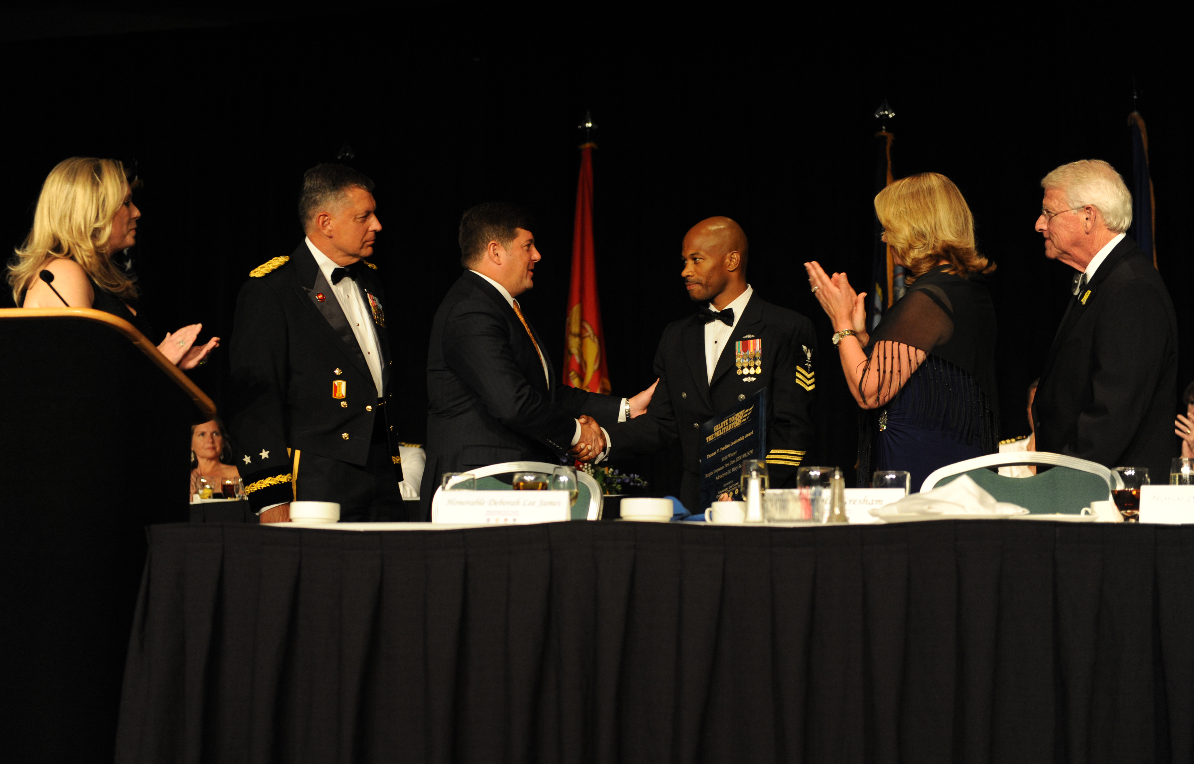 James honors Gulf Coast service members at Salute to the Military > Air ...