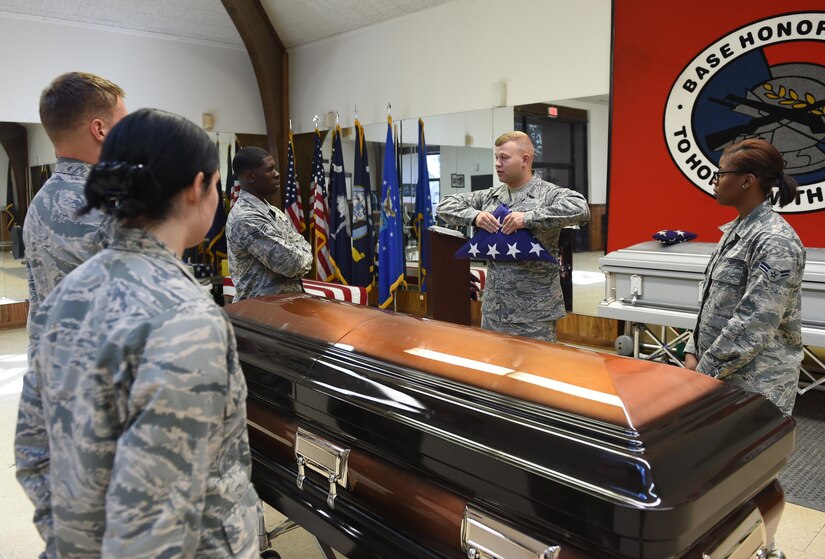 Base honor guard receives training from Air Force Honor Guard > Joint ...