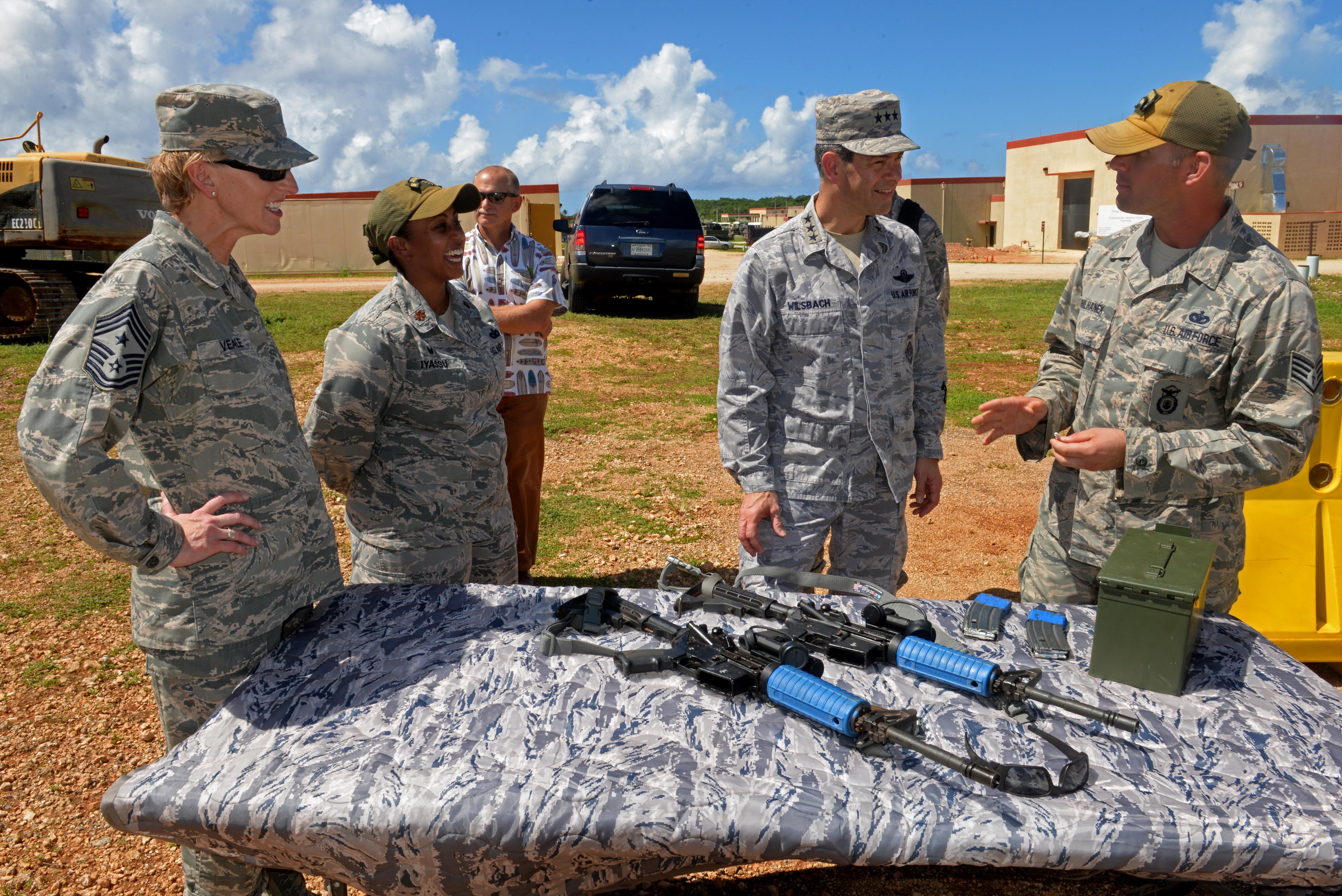 11th Air Force commander visits Guam > Andersen Air Force Base > Features