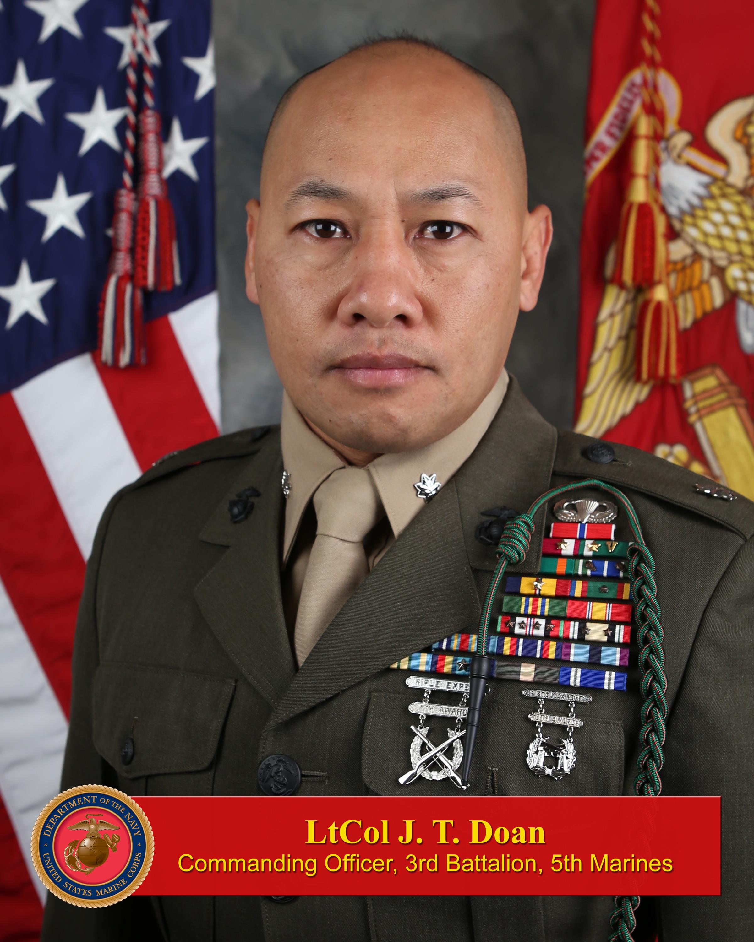 LtCol J. T. Doan > 1st Marine Division > Leaders