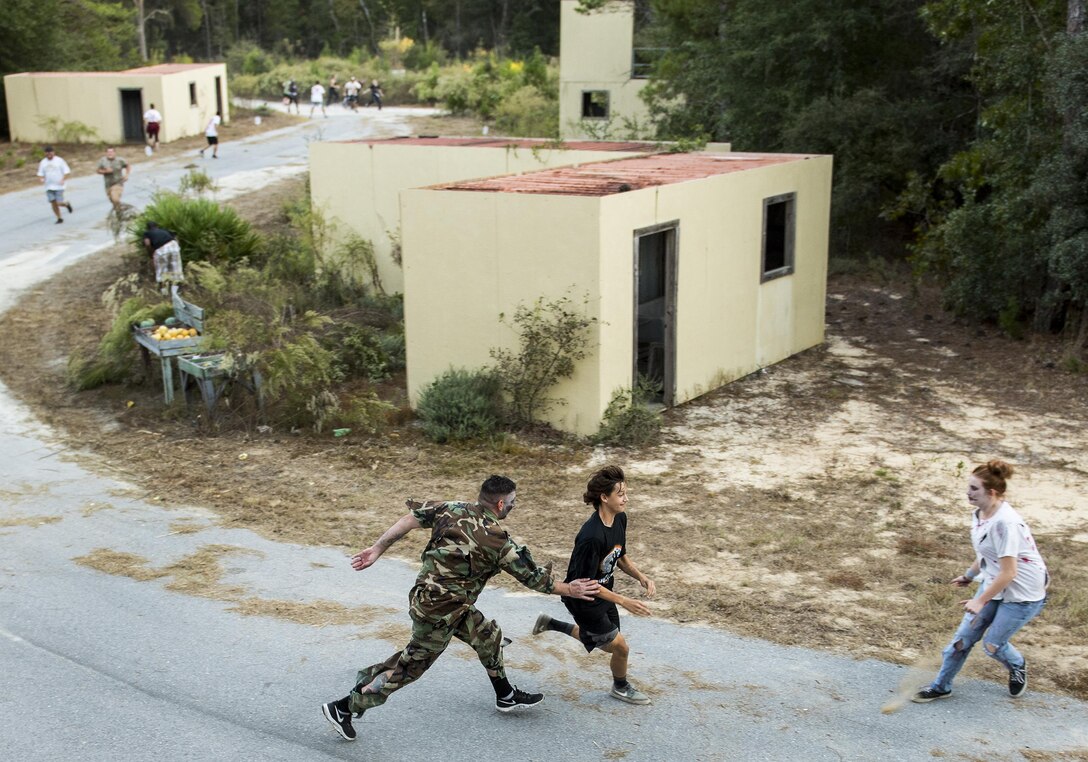 When Zombies attack, Airmen run