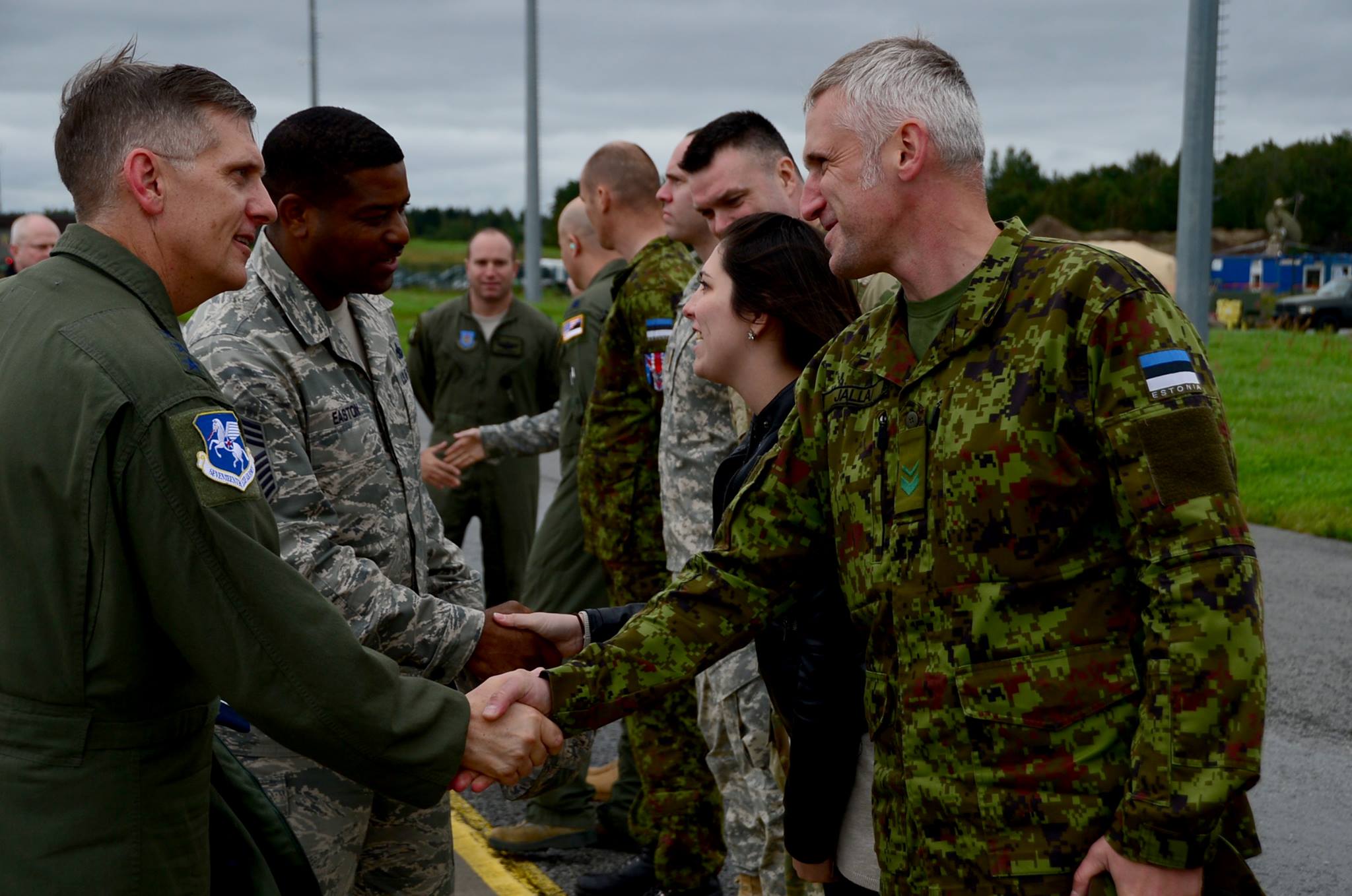 3rd Air Force commander visits Estonia FTD