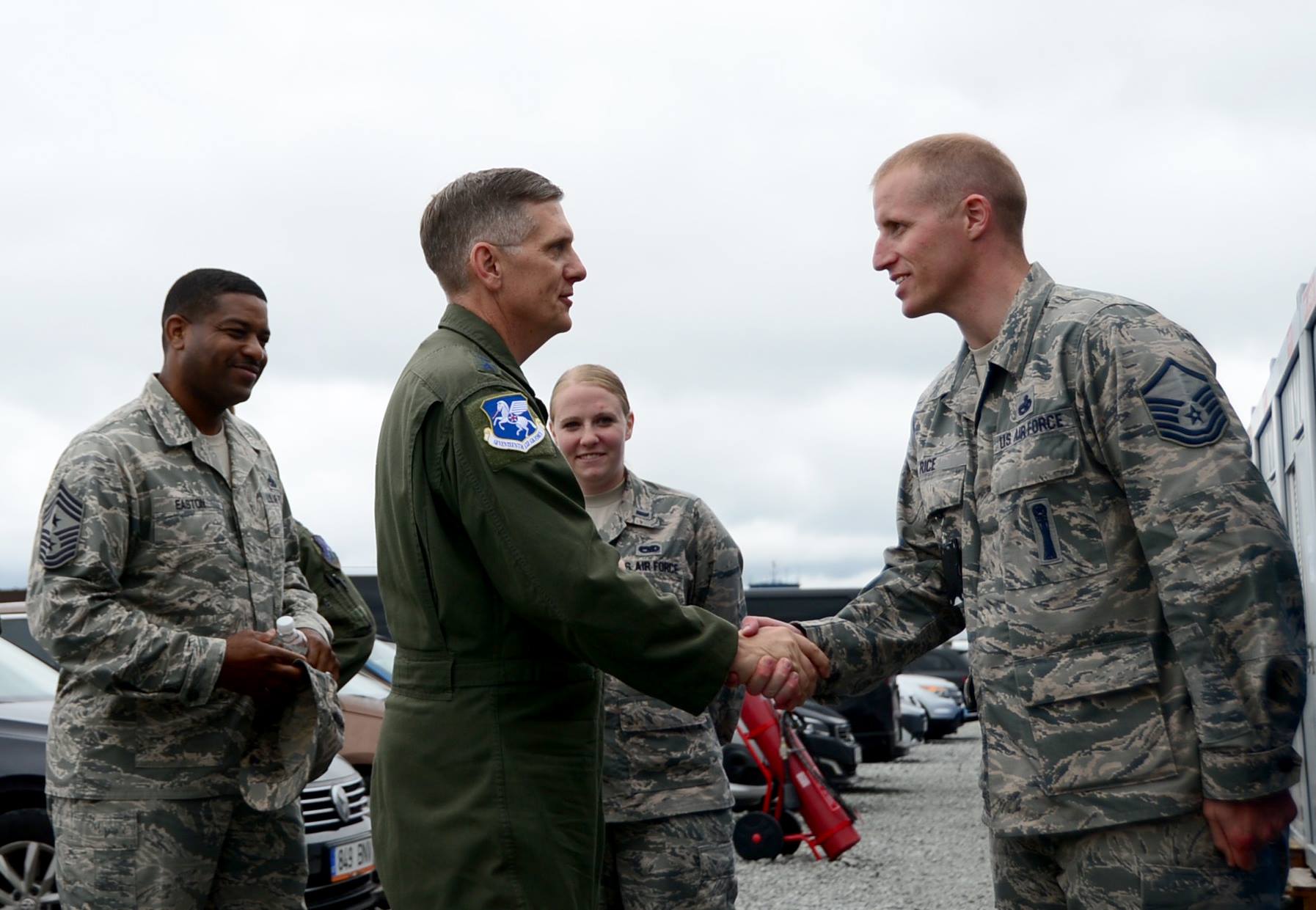 3rd Air Force commander visits Estonia FTD