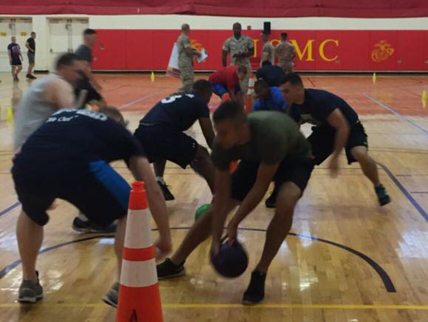 Dodge ball tournament kicks off CFC campaign > Marine Corps Base ...
