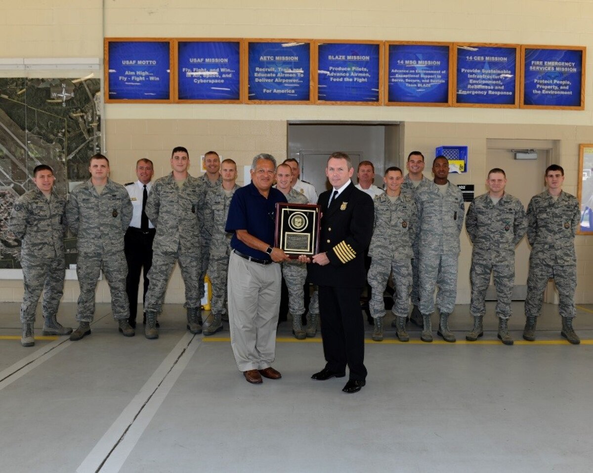 Columbus AFB fire station awarded accredited status > Columbus Air ...