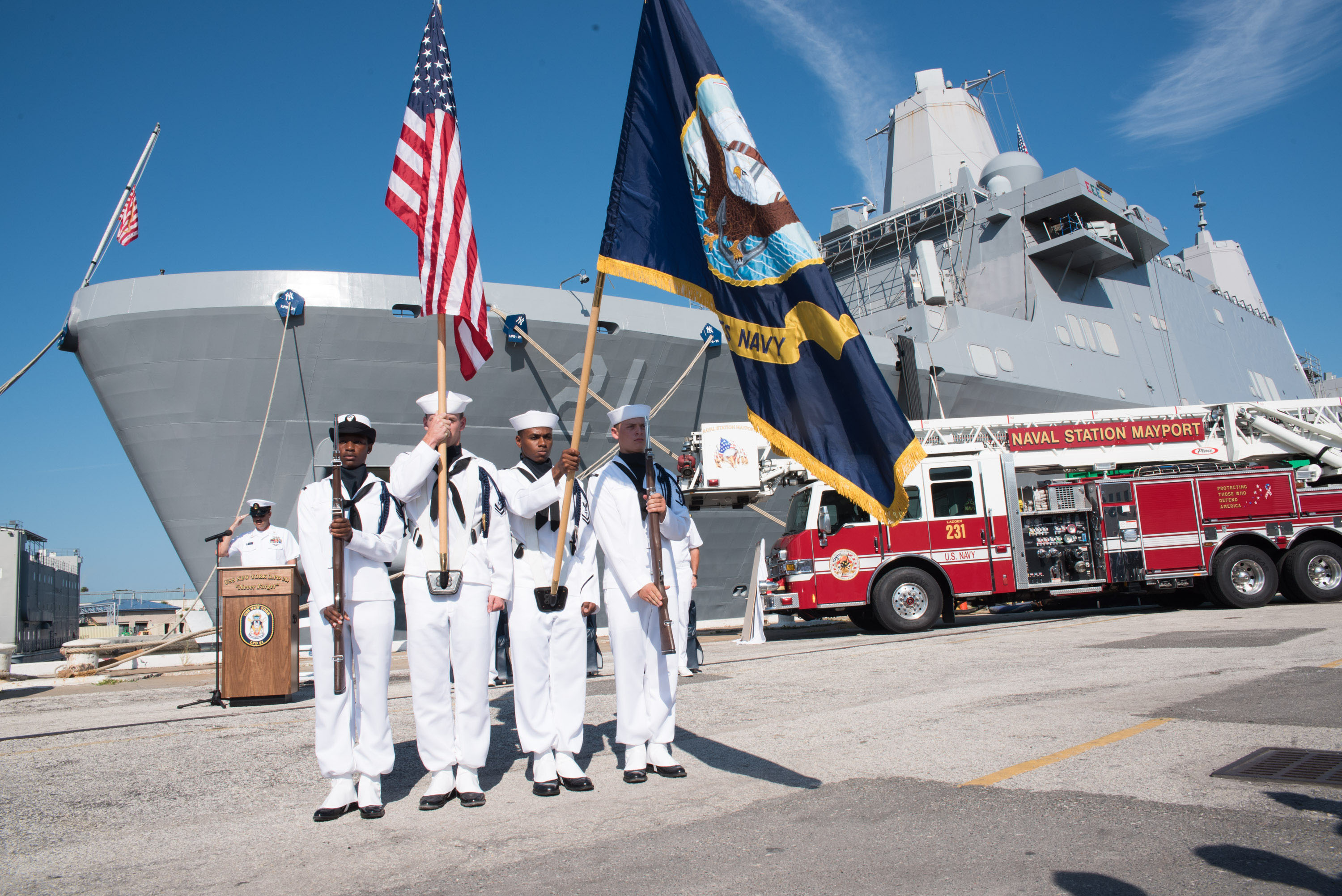 Commemorating Our Fallen Heroes: USS New York Conducts 9/11 Remembrance ...