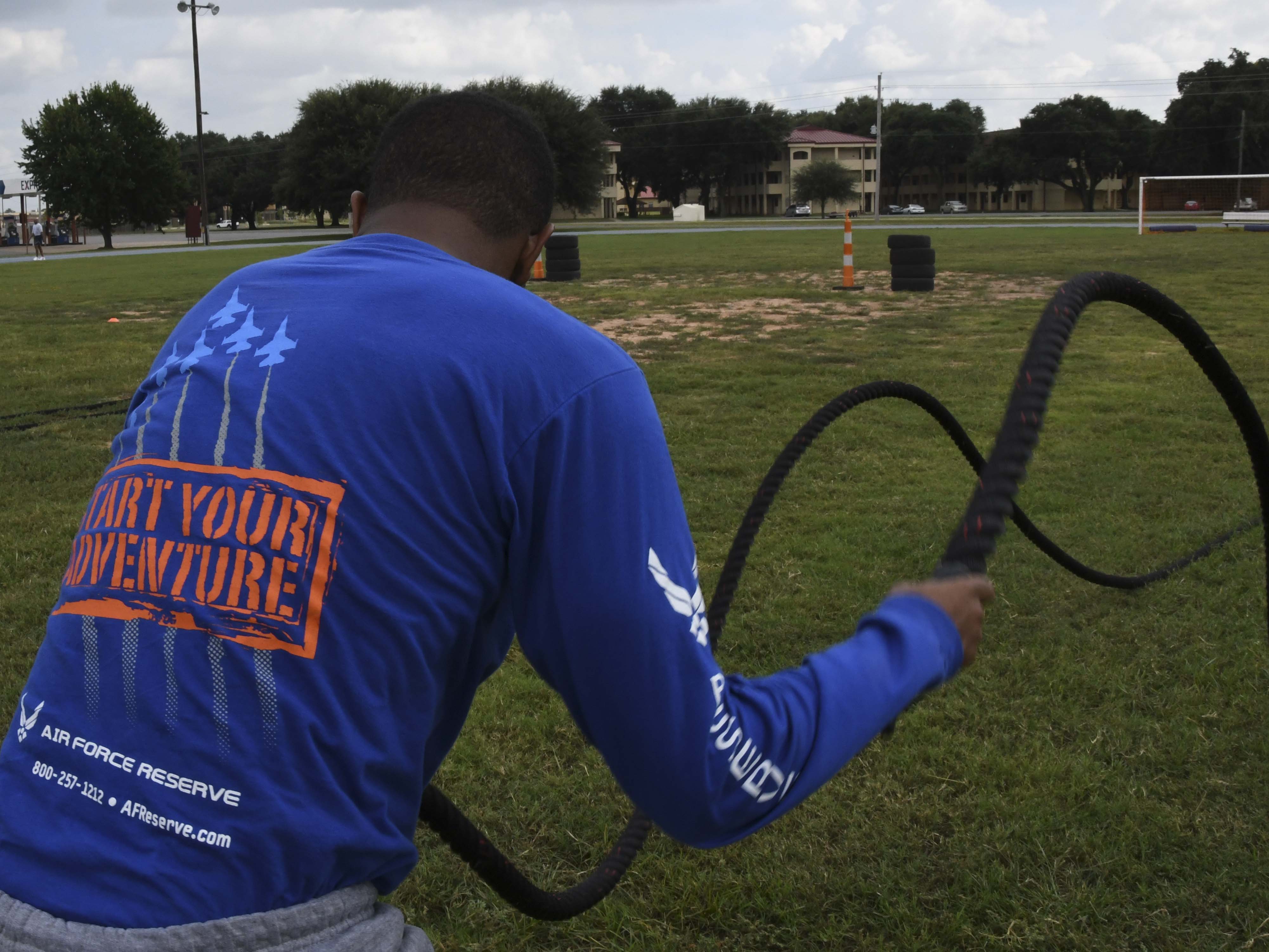 Airmen accept Fit to Fight Challenge