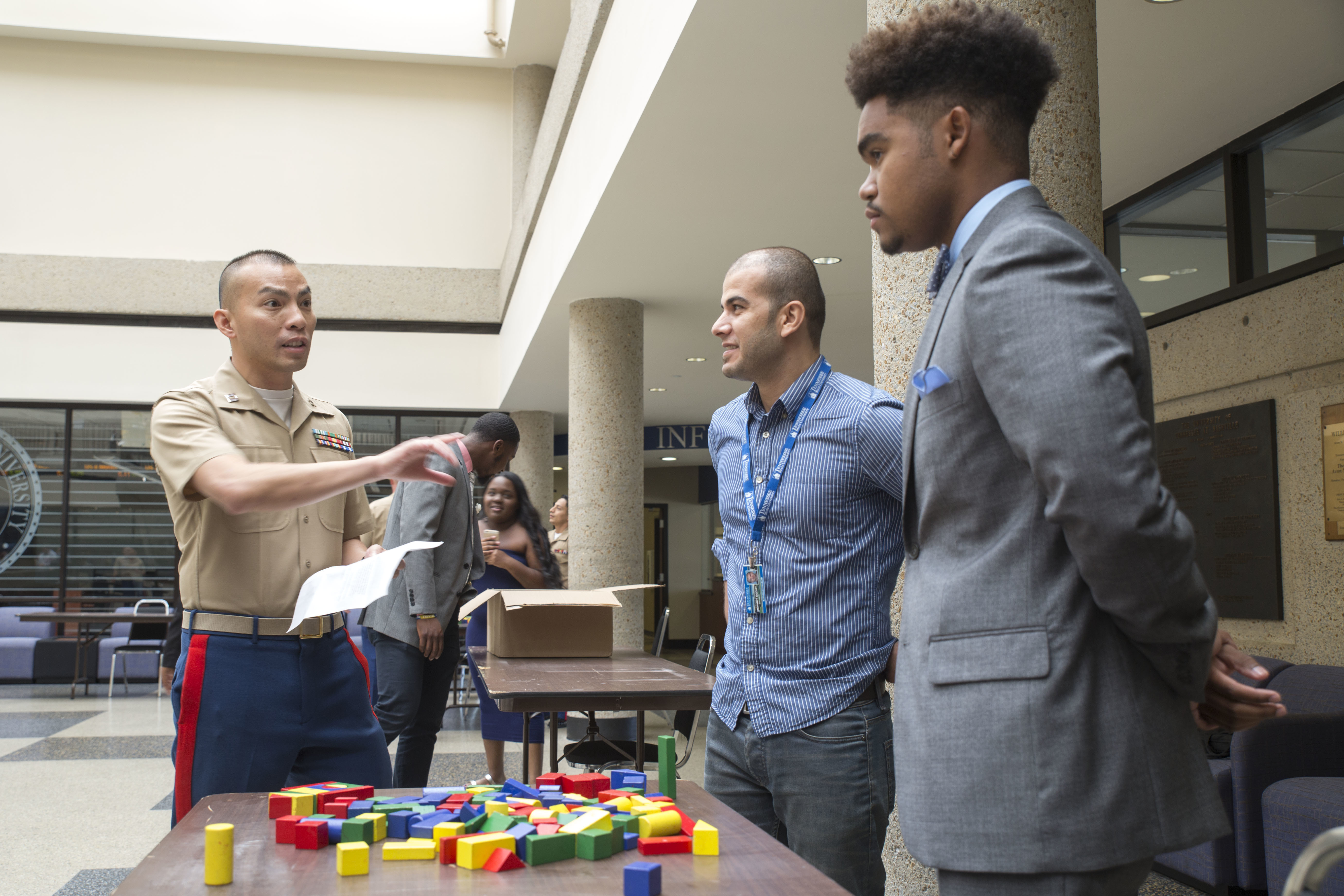 Marines teach Corps leadership principles to students and community ...