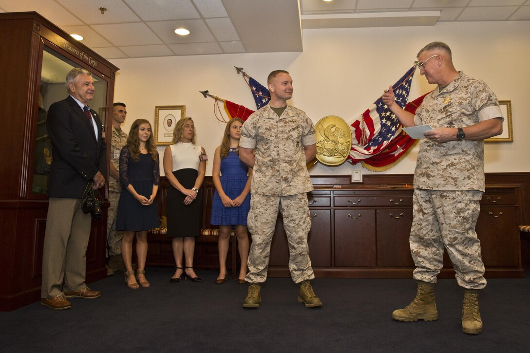 Major Ryan Pope Promotion Ceremony