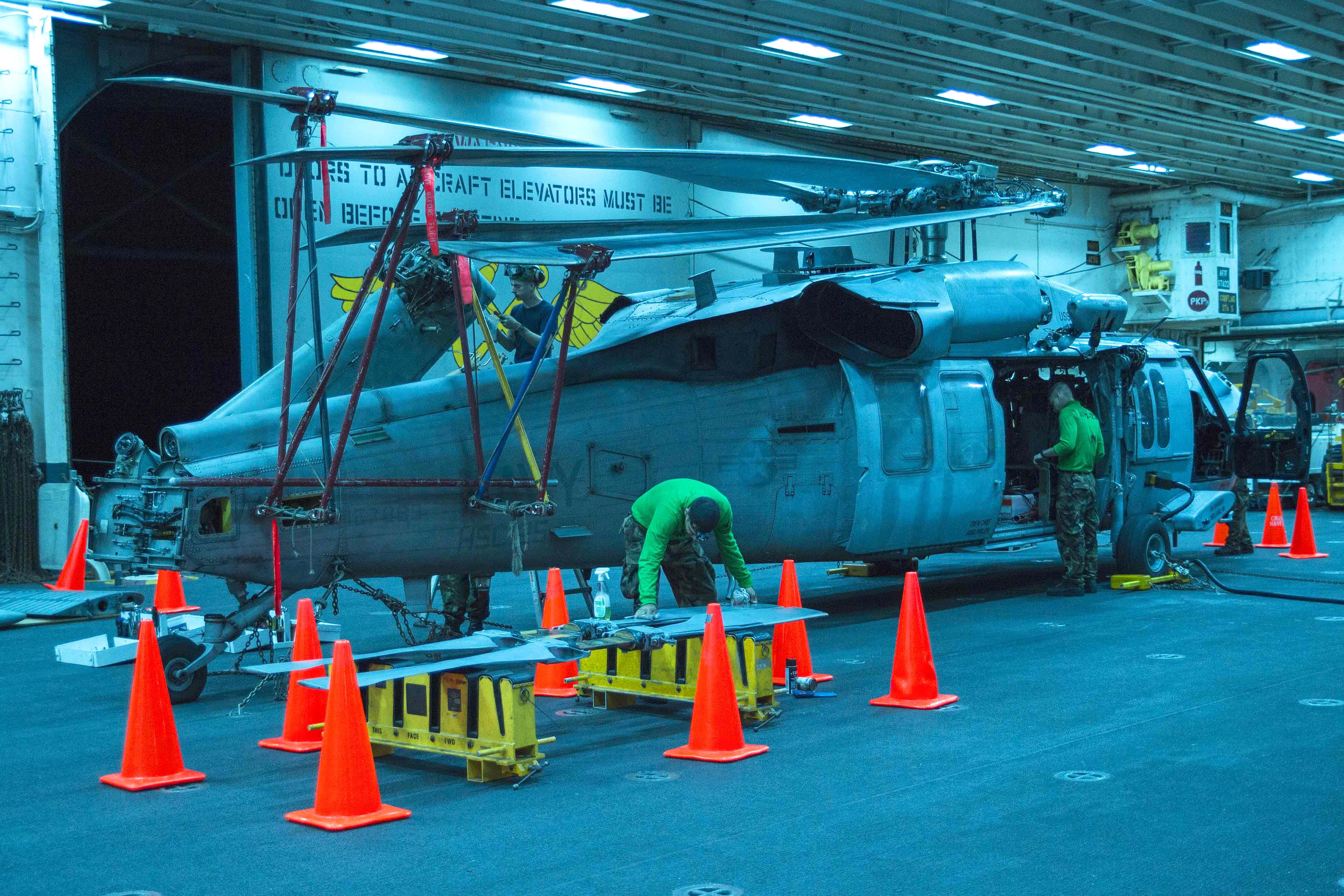 Seahawk Maintenance | U.S. Department of War