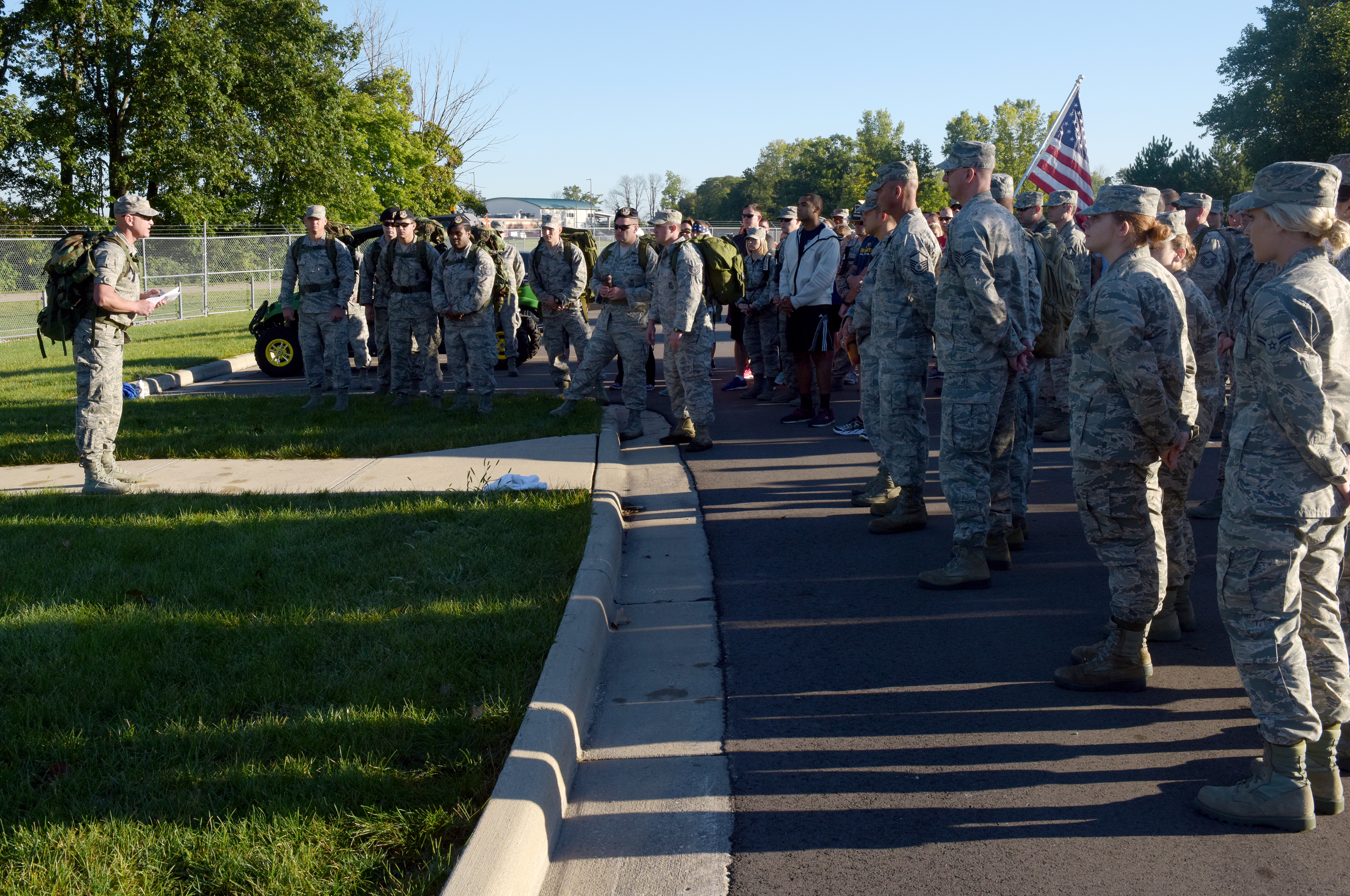 178th Wing holds 9/11 ruck march and run