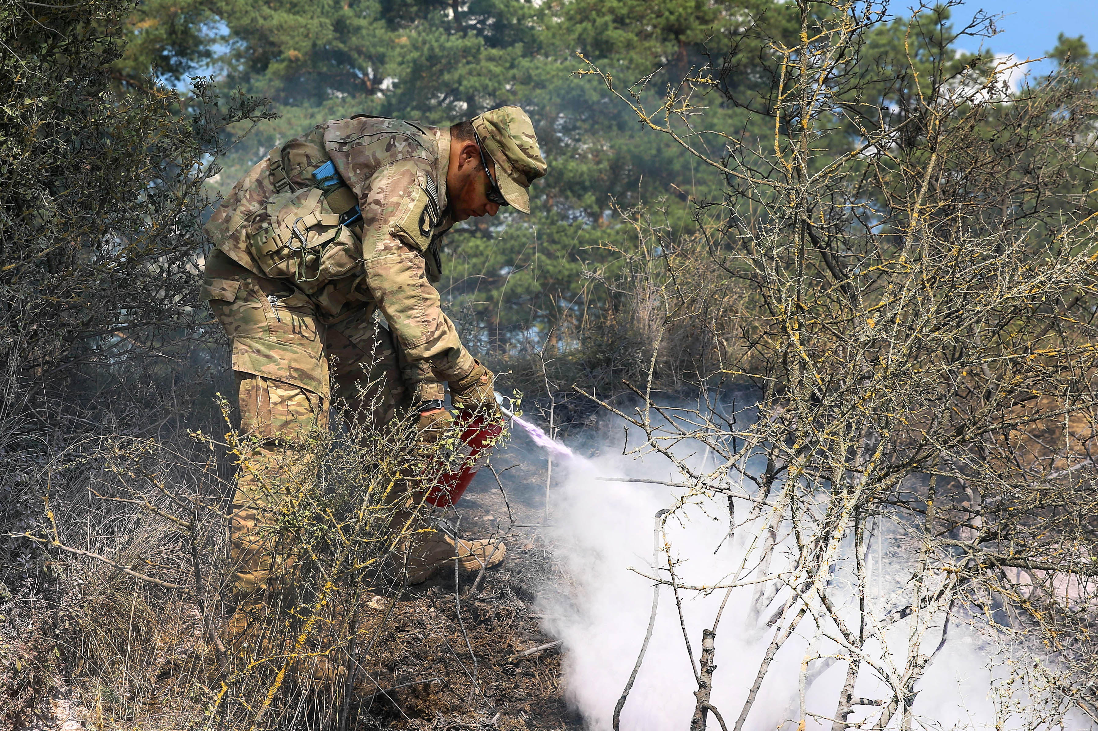 Extinguishing A Fire