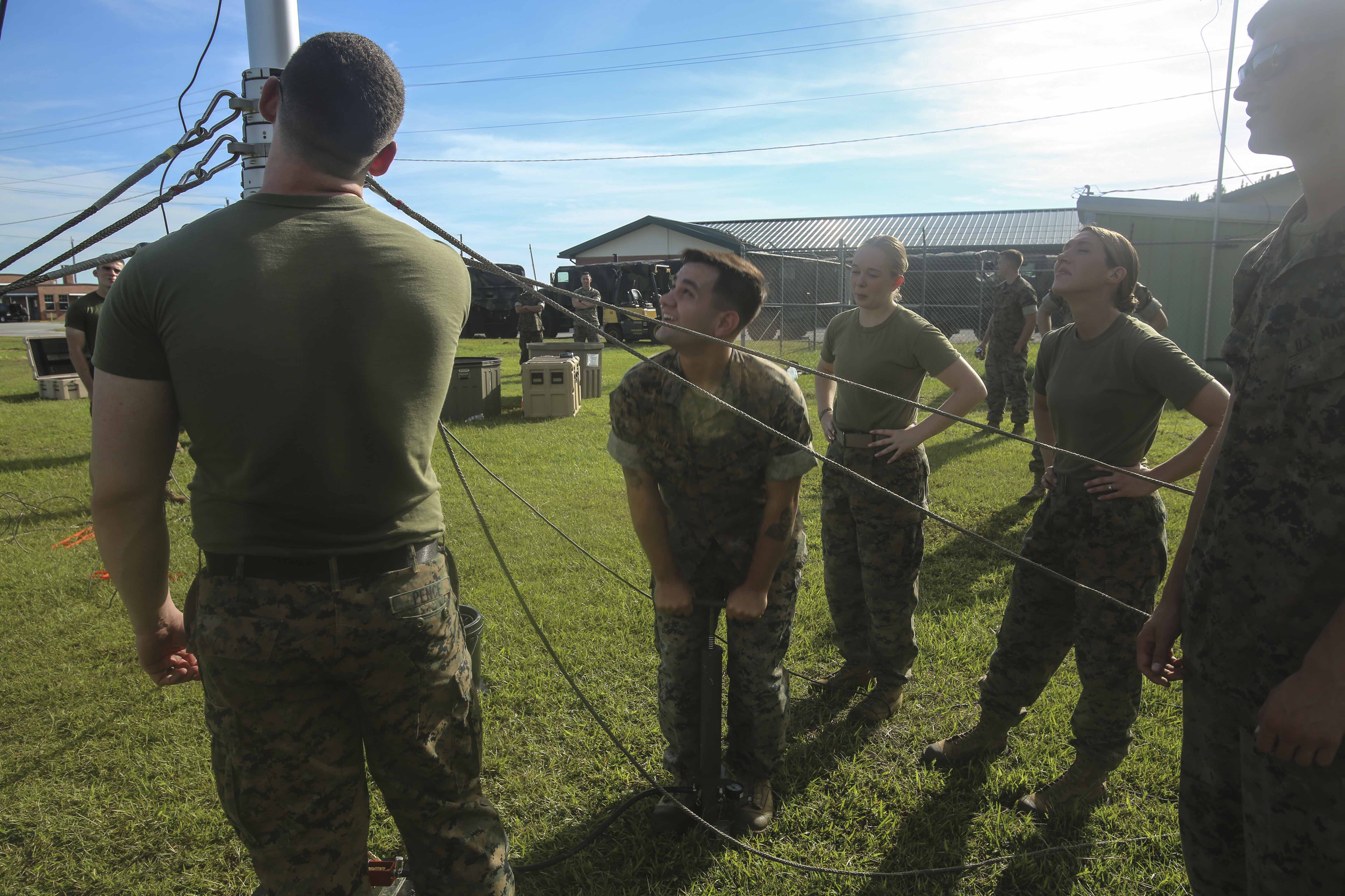Marines take learning to new heights